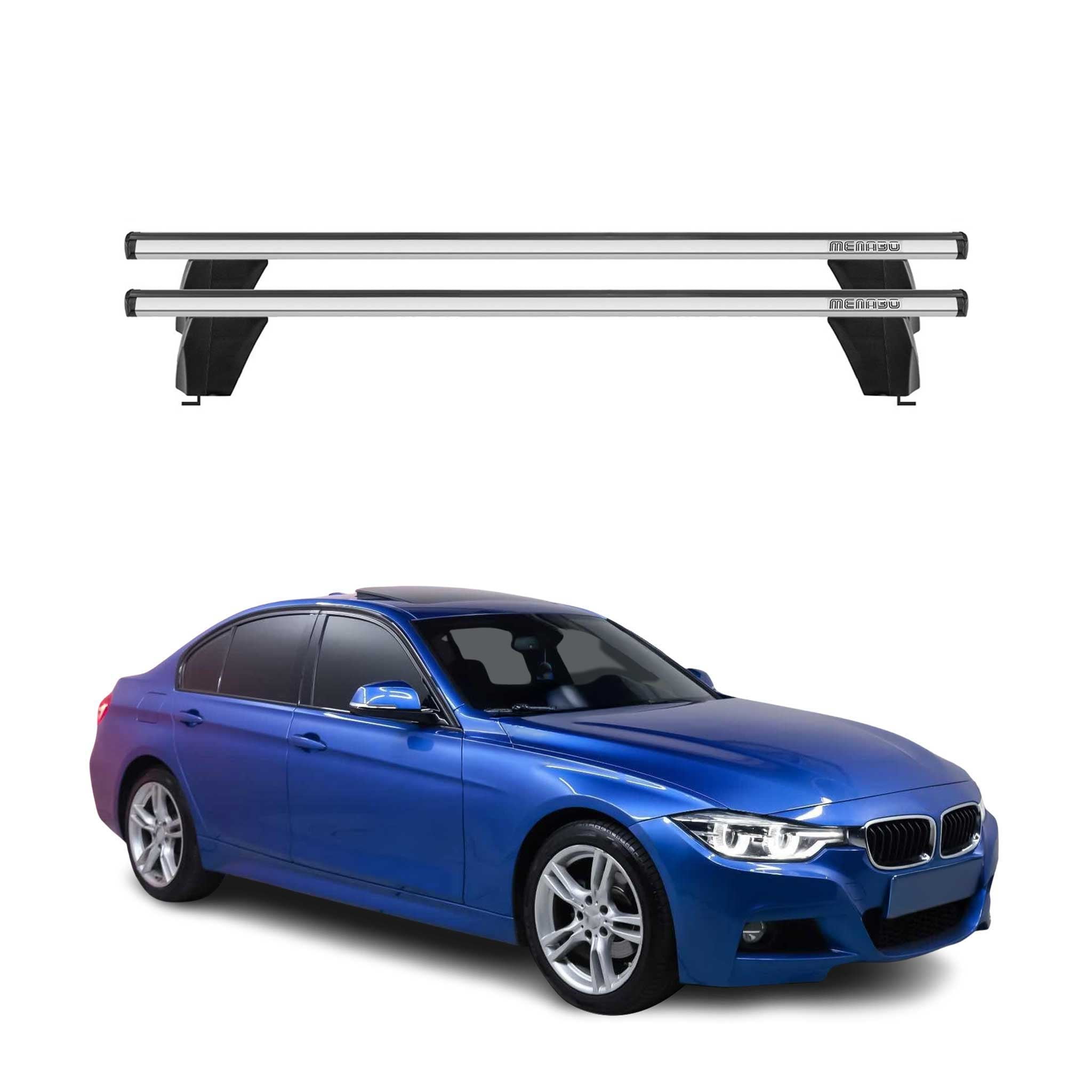 For 2012-2019 BMW 3 Series F30 Sedan Fix Point Roof Racks Cross Bars ...