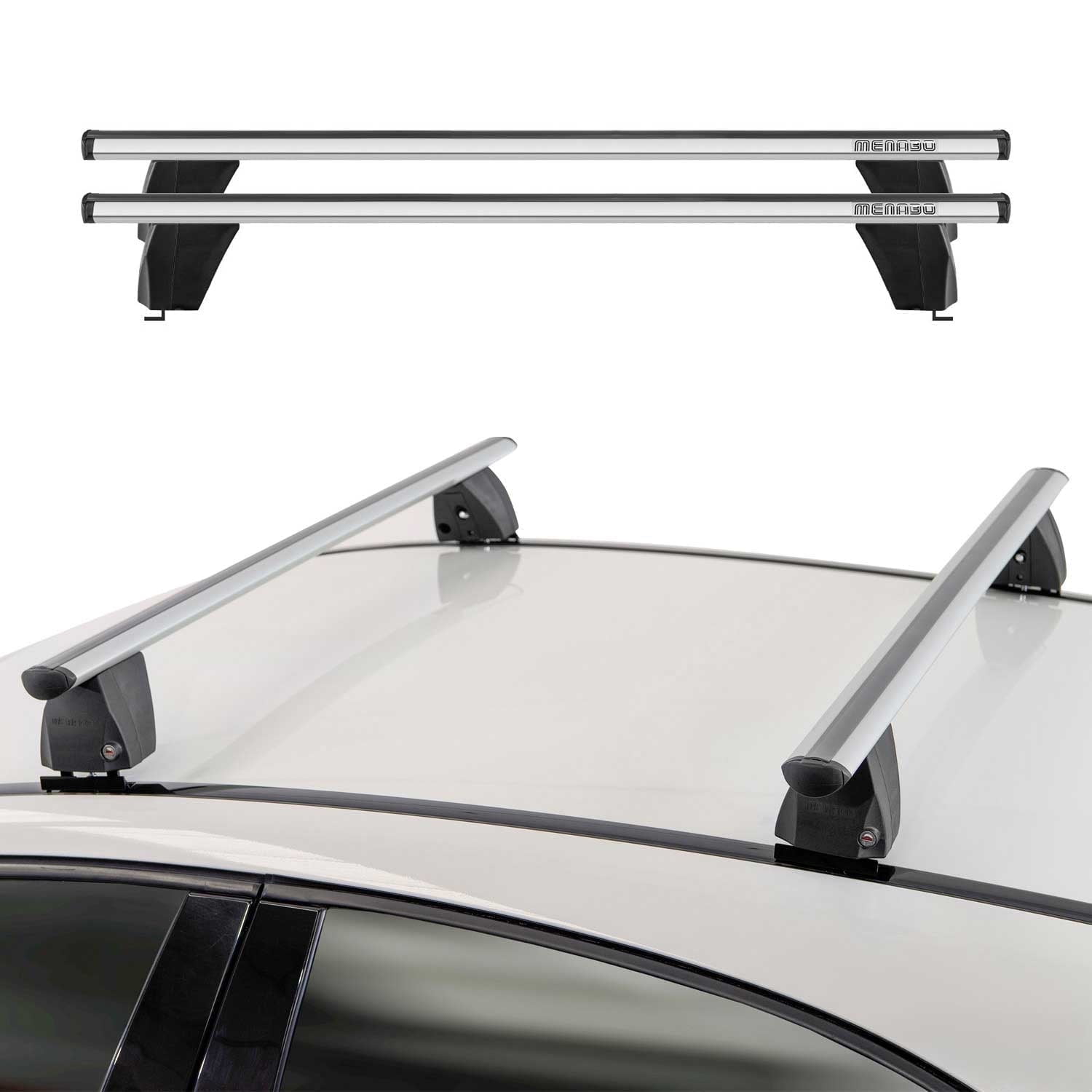 OMAC Fix Point Roof Racks Cross Bars for BMW 4 Series G22 Coupe 2021 ...