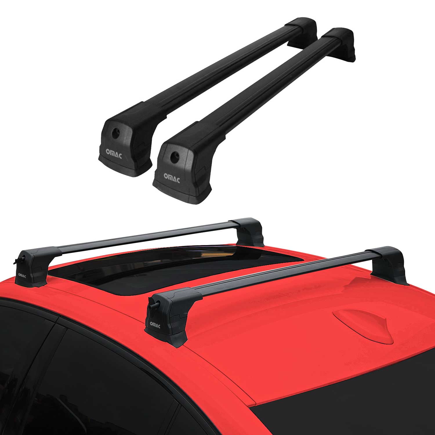 OMAC Fix Points Roof Racks Cross Bar for BMW 3 Series G20 G80 2019-2025 ...