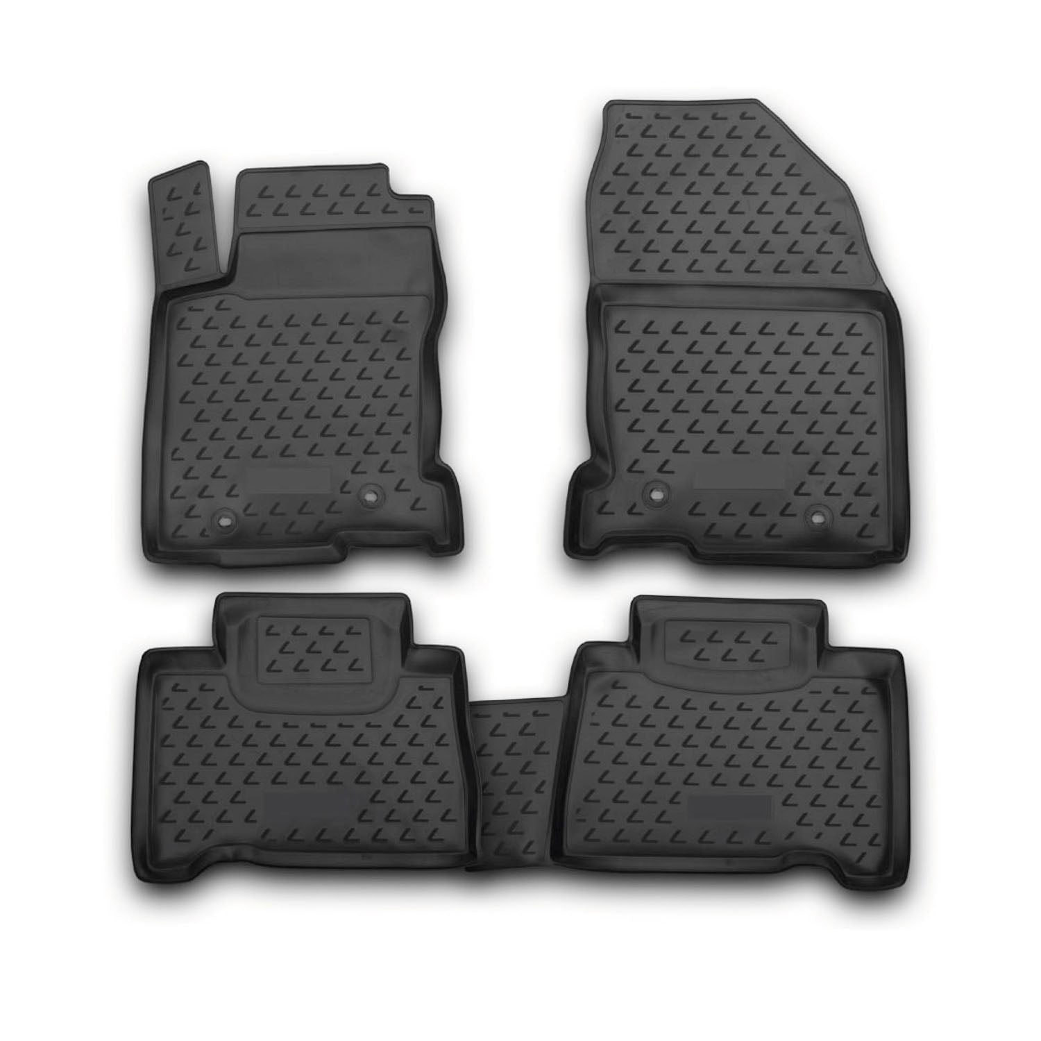 OMAC Floor Mats Liner for Lexus NX 300 2018-2023 Black TPE All-Weather ...