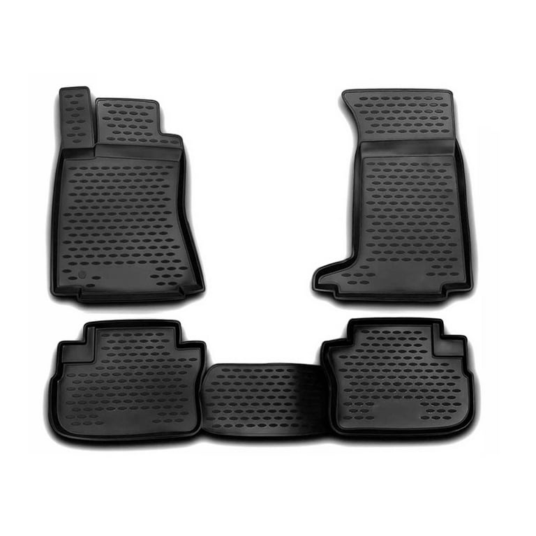 NOVLINE 2008 2014 Cadillac CTS CTS V Floor Mats Liners Full Set All Weather Black 2103444