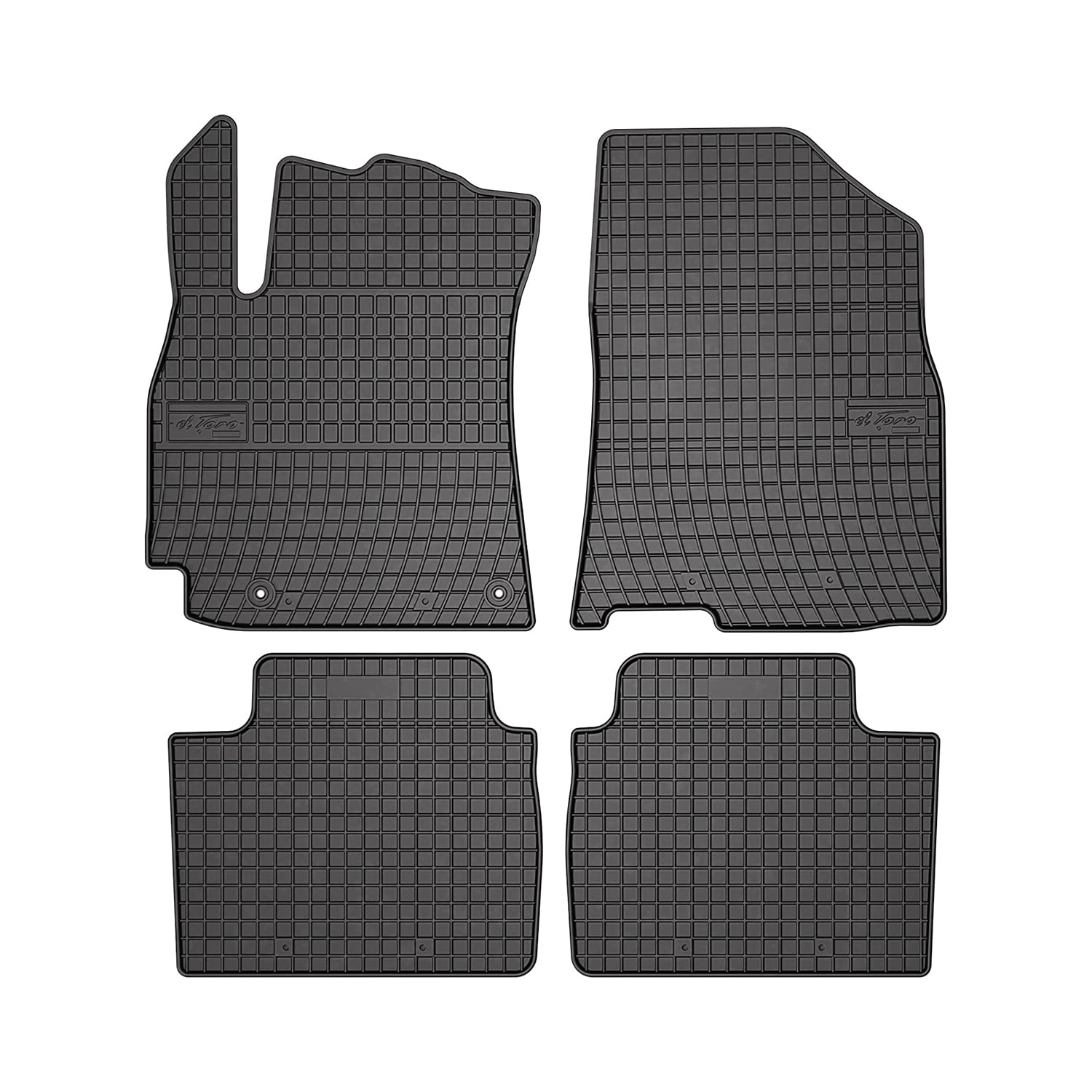 OMAC Car Floor Mats Liner for Hyundai Elantra 2021-2024, Black Rubber ...