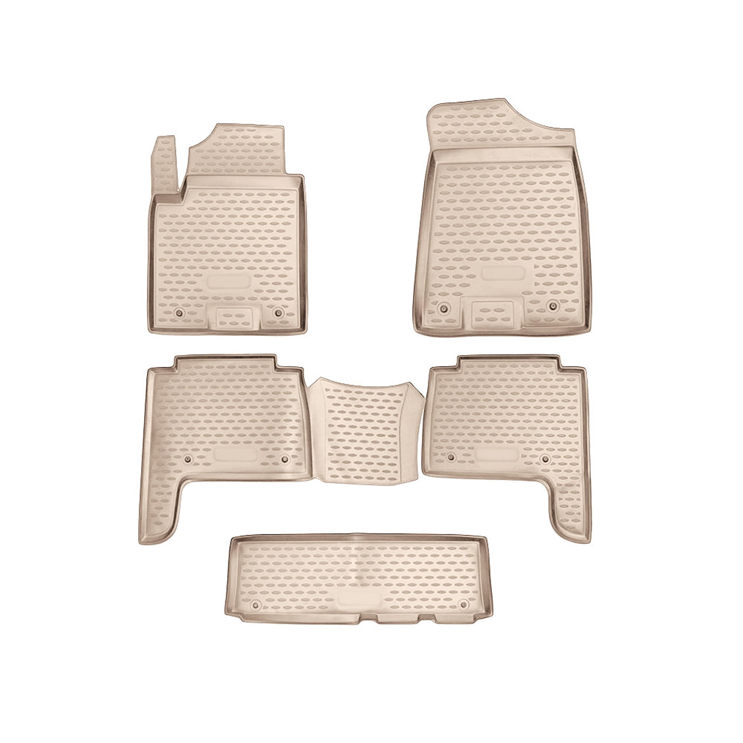OMAC Floor Mats for Infiniti QX80 2015-2024 Car Mats All Weather 3D ...