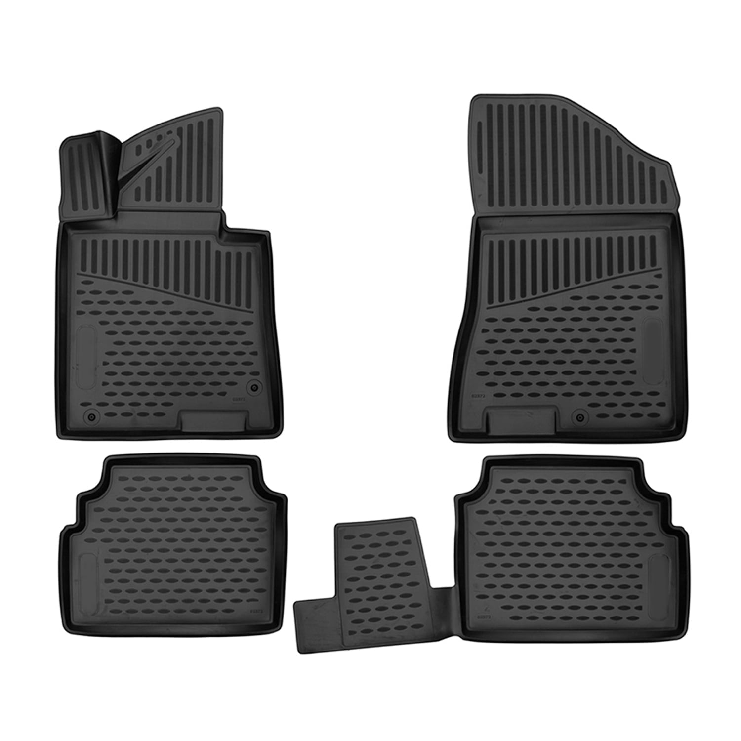 OMAC Floor Mats Liner for Kia K5 2021-2024 Black TPE All-Weather 4 Pcs ...