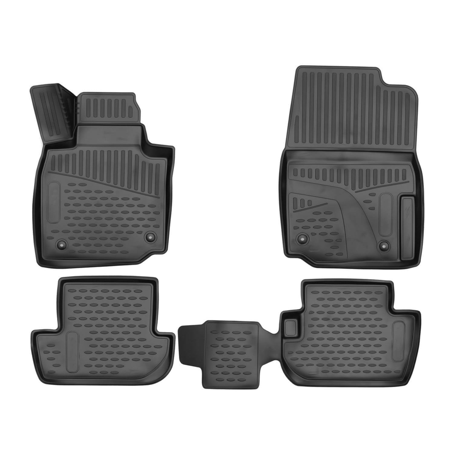 OMAC Floor Mats Liner for Mazda MX-30 EV 2022-2024 Rubber TPE Black ...