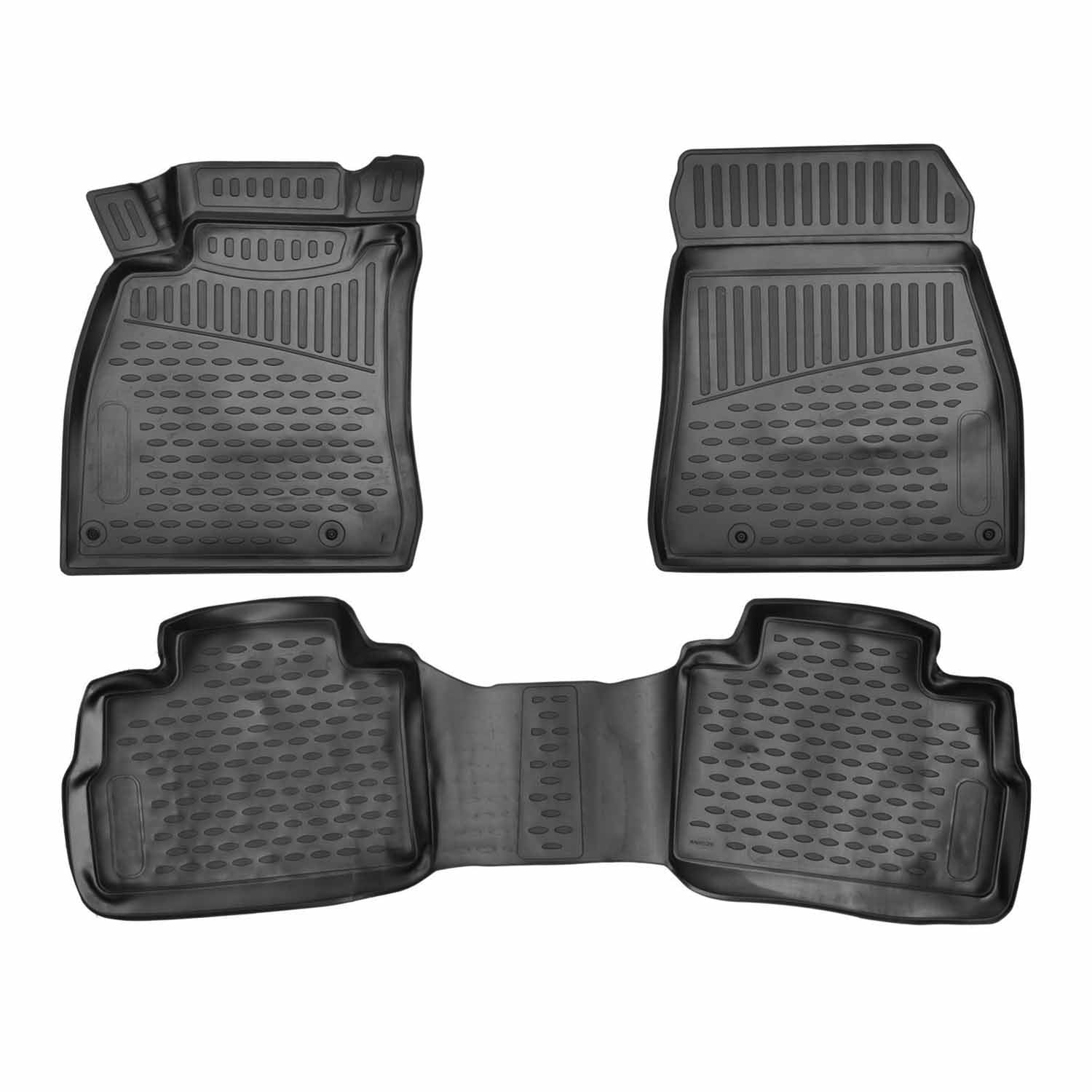 OMAC Floor Mats Liner for Nissan Sentra 2020-2025 Black TPE All-Weather ...