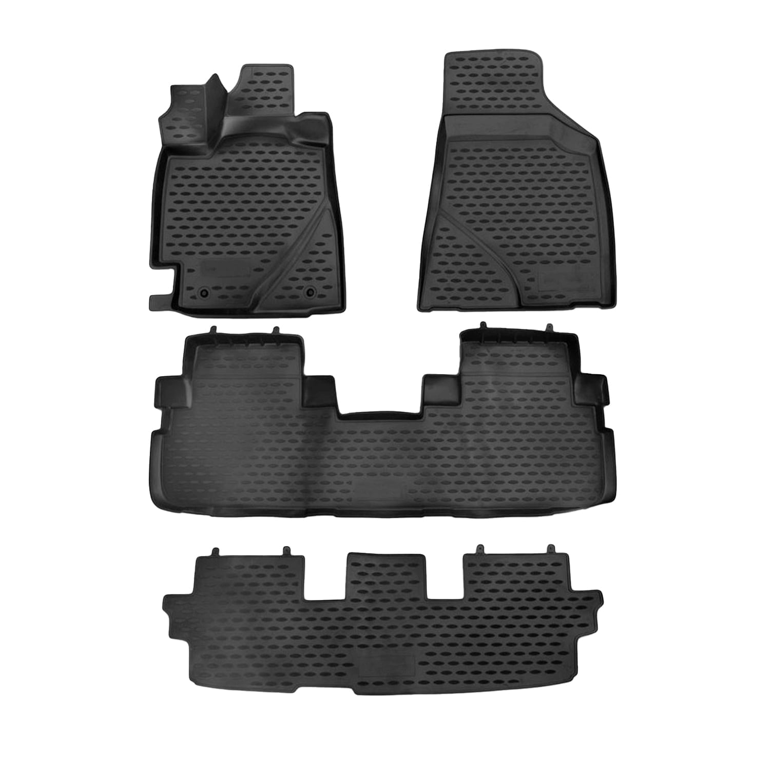 OMAC Floor Mats Liner for Toyota Highlander 2011 2012 2013, All Weather ...