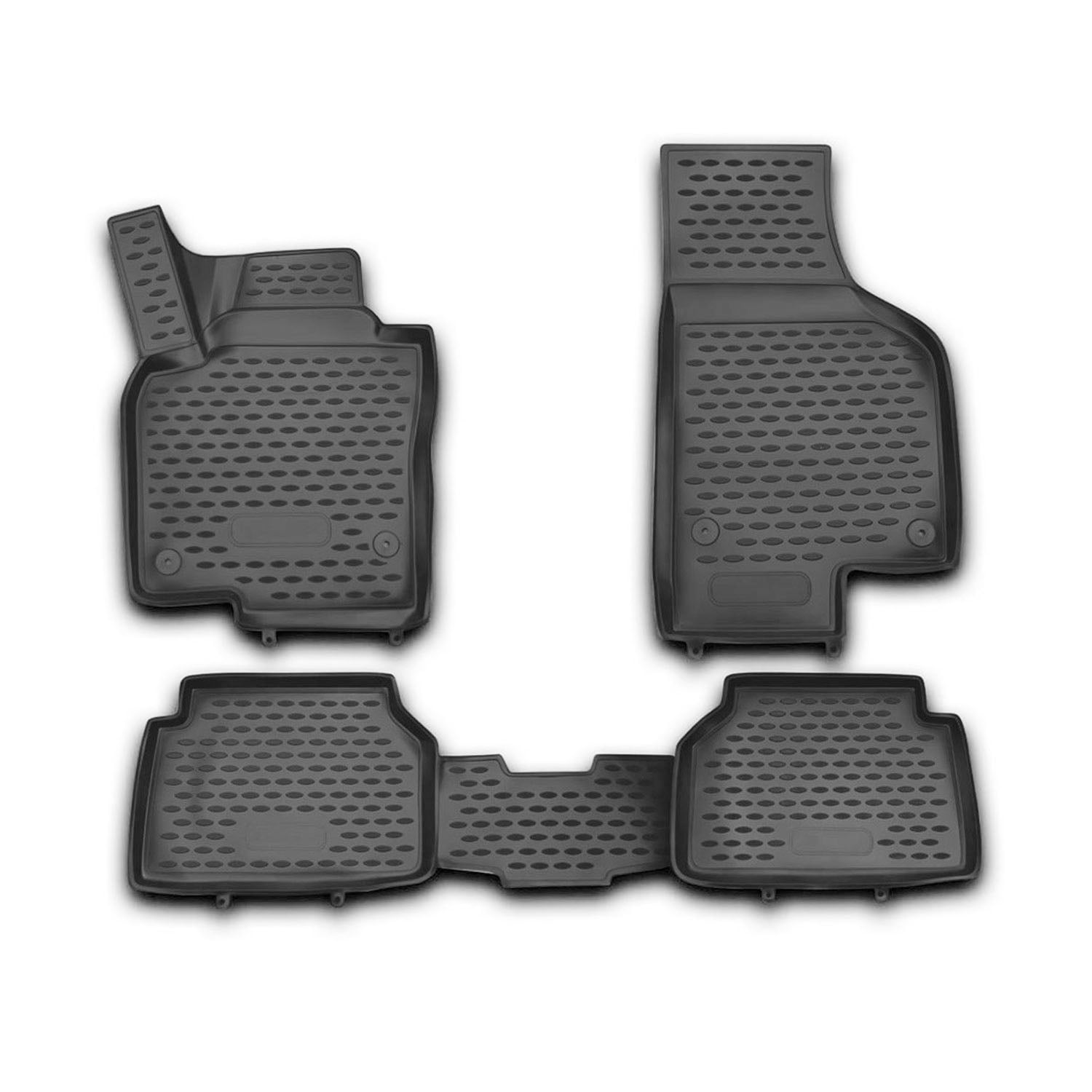 OMAC Floor Mats for VW Tiguan 2009-2018 Car Mats All Weather 3D Custom ...