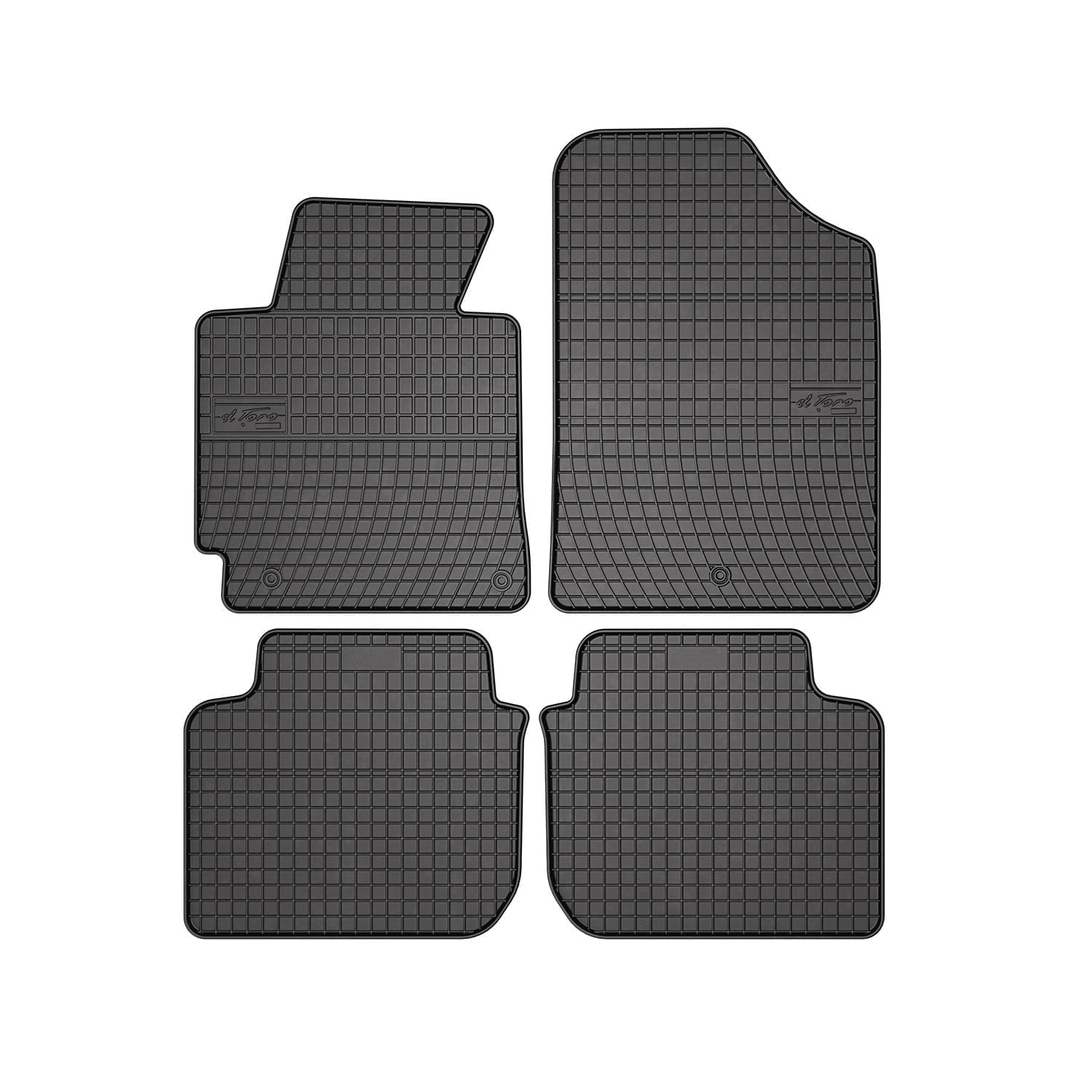 OMAC Floor Mats for Hyundai Elantra 2010-2016, All Weather, Rubber ...