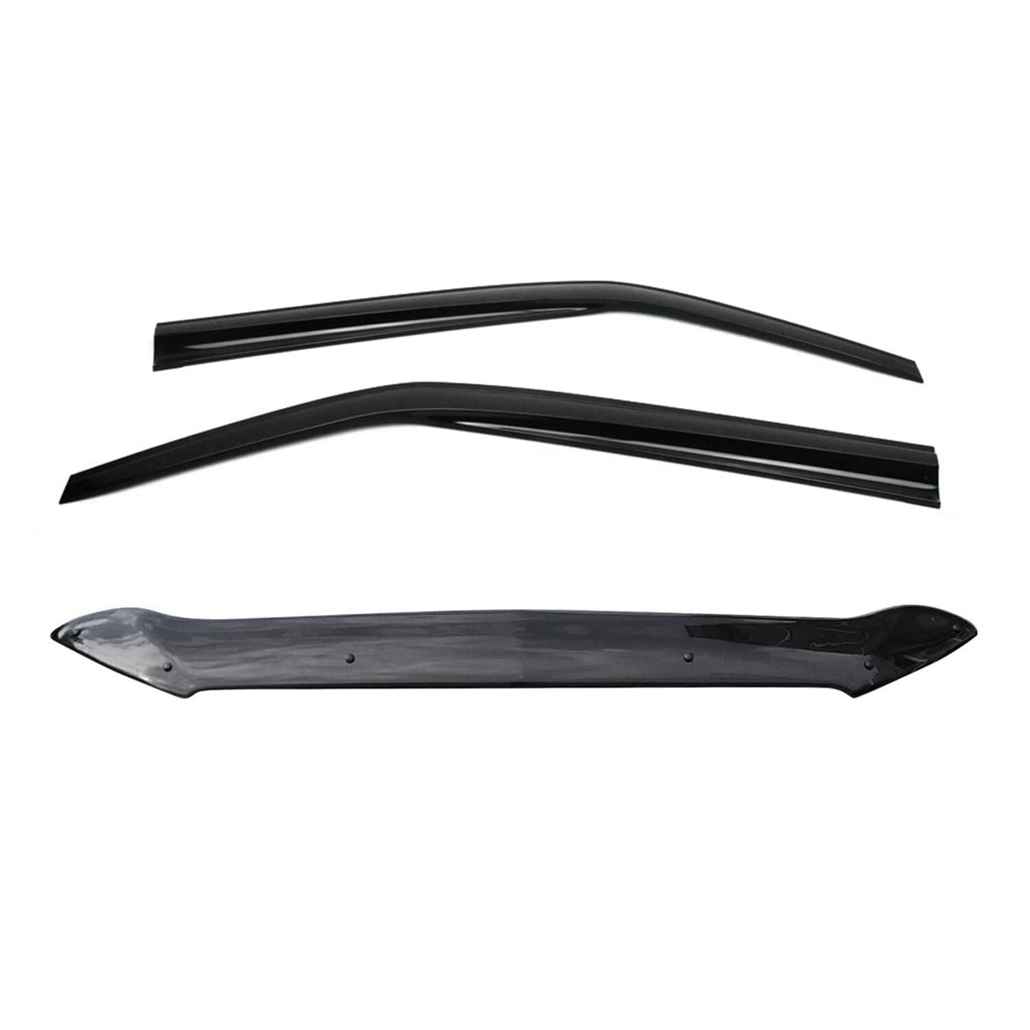 OMAC Front Bug Shield Hood Deflector & Window Visor for Mercedes Metris ...