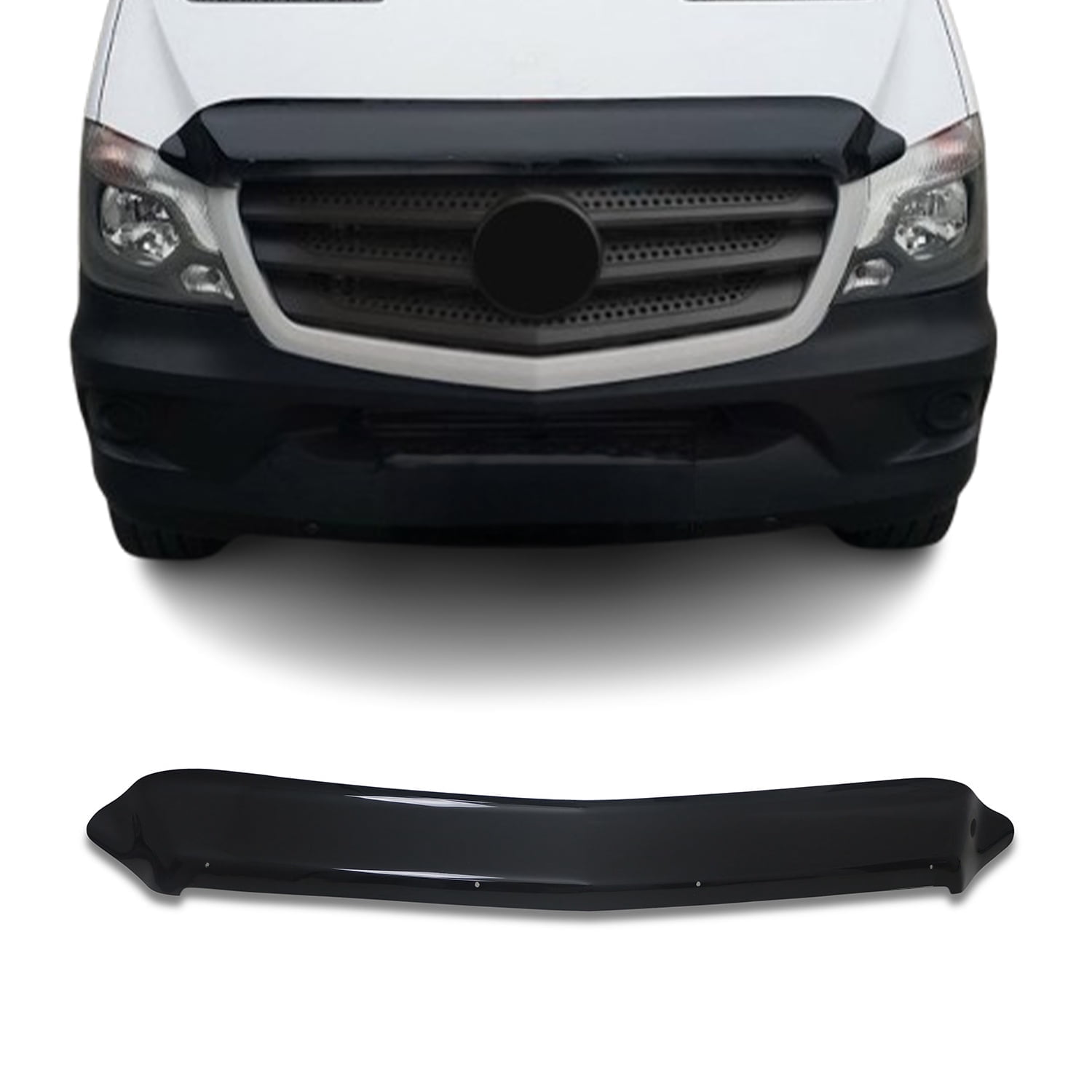 OMAC Front Bug Shield Hood Deflector fits Mercedes Sprinter W906 2014 ...