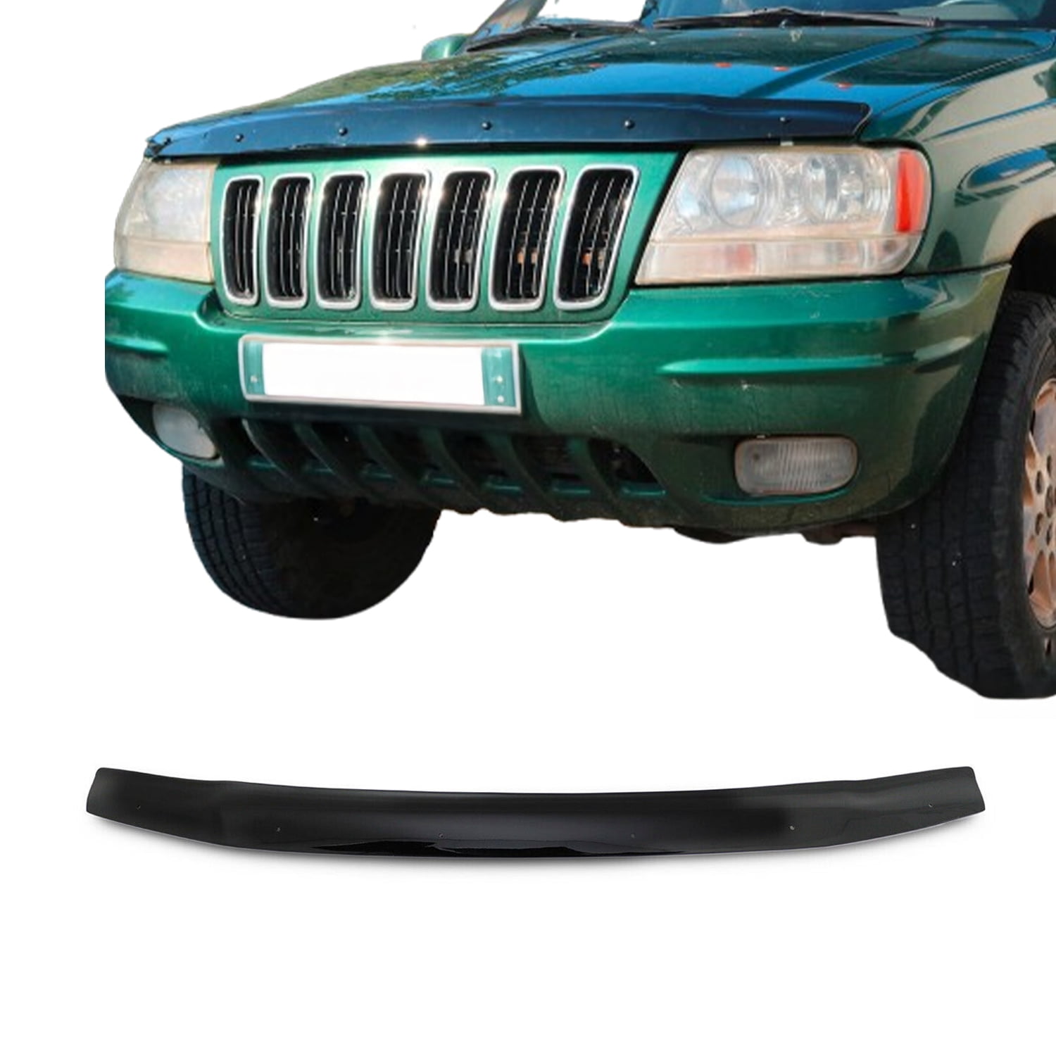 OMAC Front Bug Shield Hood Deflector for Jeep Grand Cherokee 1999-2004 ...