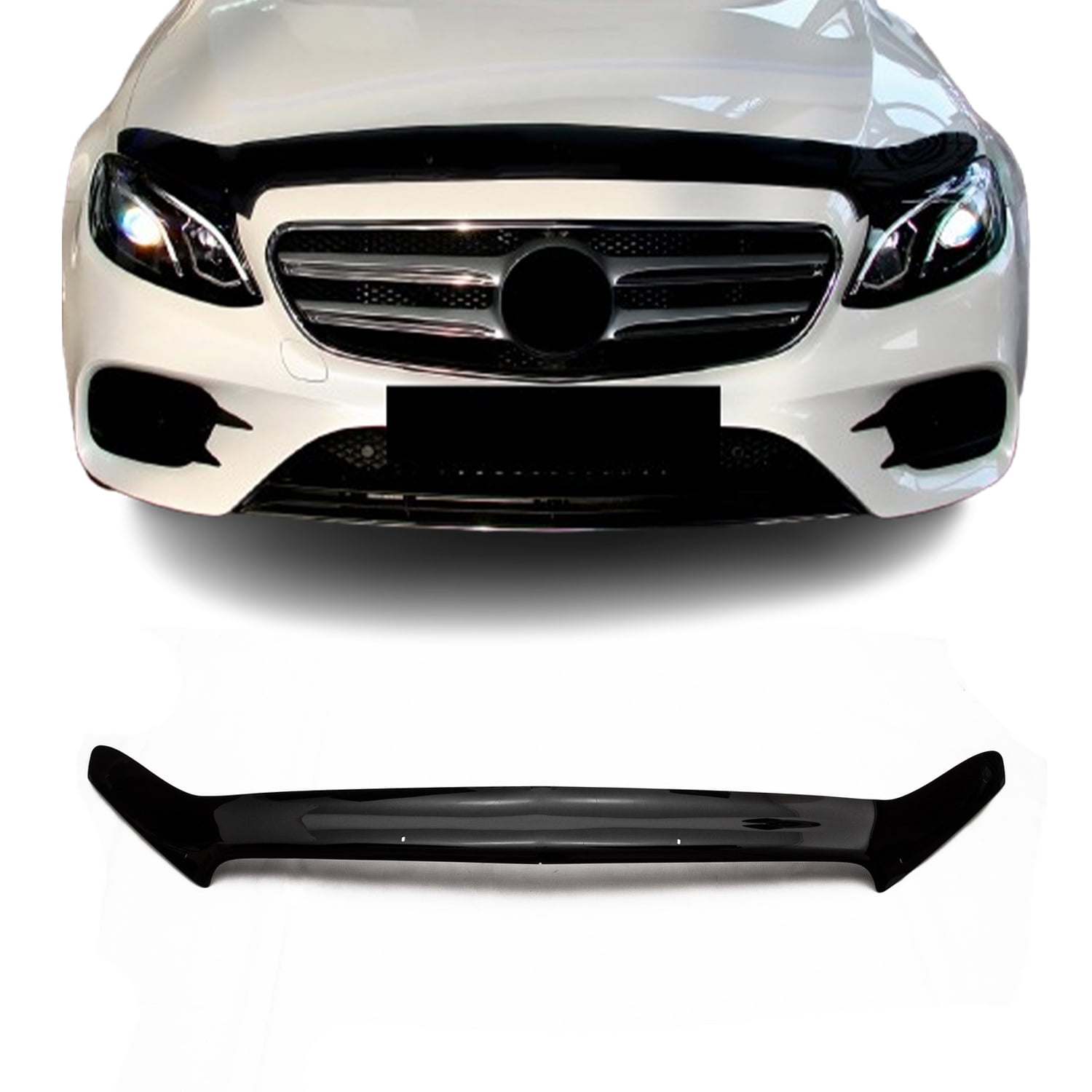 OMAC Front Bug Shield Hood Deflector for Mercedes E Class W213 Sedan ...
