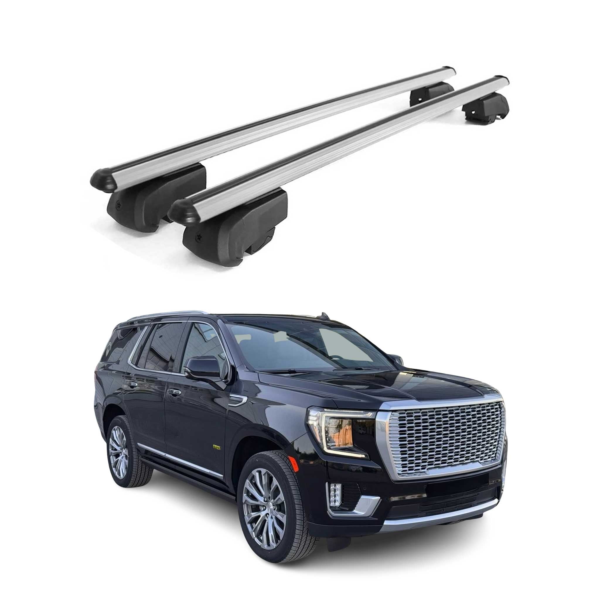Lockable Roof Rack Cross Bars Luggage Carrier for GMC Yukon 2021-2025 ...