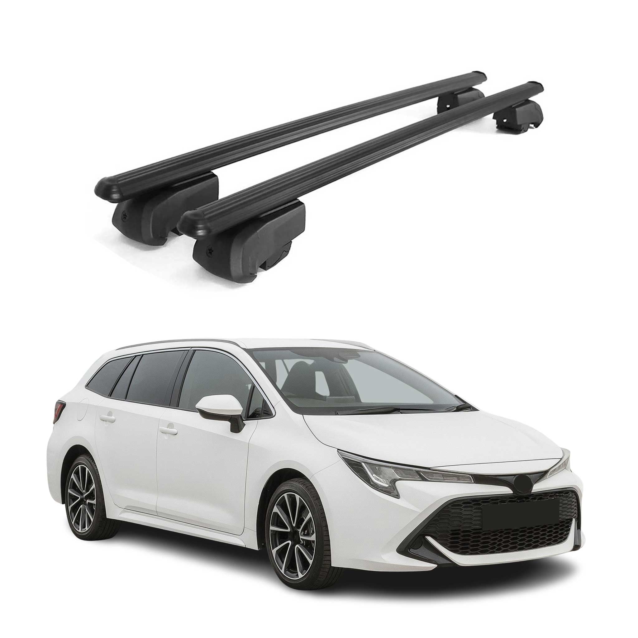 OMAC Lockable Roof Racks for Toyota Corolla Touring Sports 2020-2024 ...