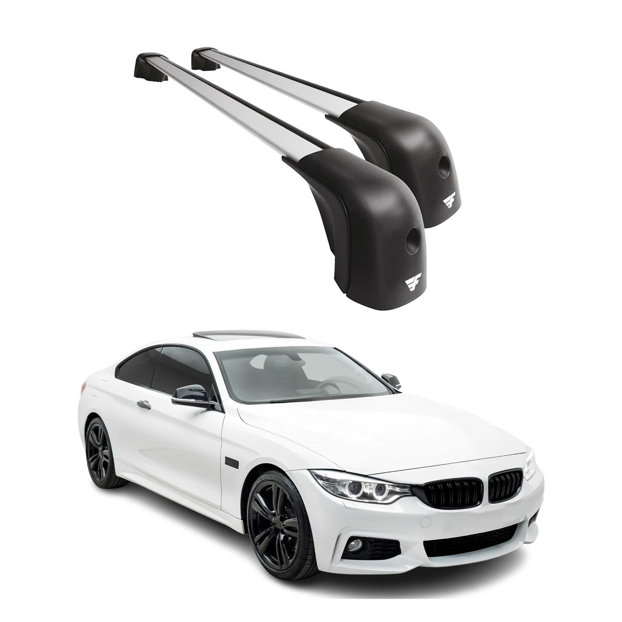 Roof Racks Cross Bars for BMW 4 Series F32 F36 Gran Coupe 2014-2021 Alu ...