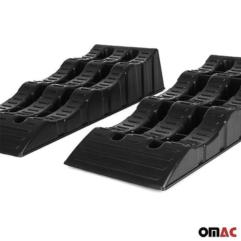 OMAC Multi-Level Ramps for RV Trailer Camper Car Wheel Chocks ...