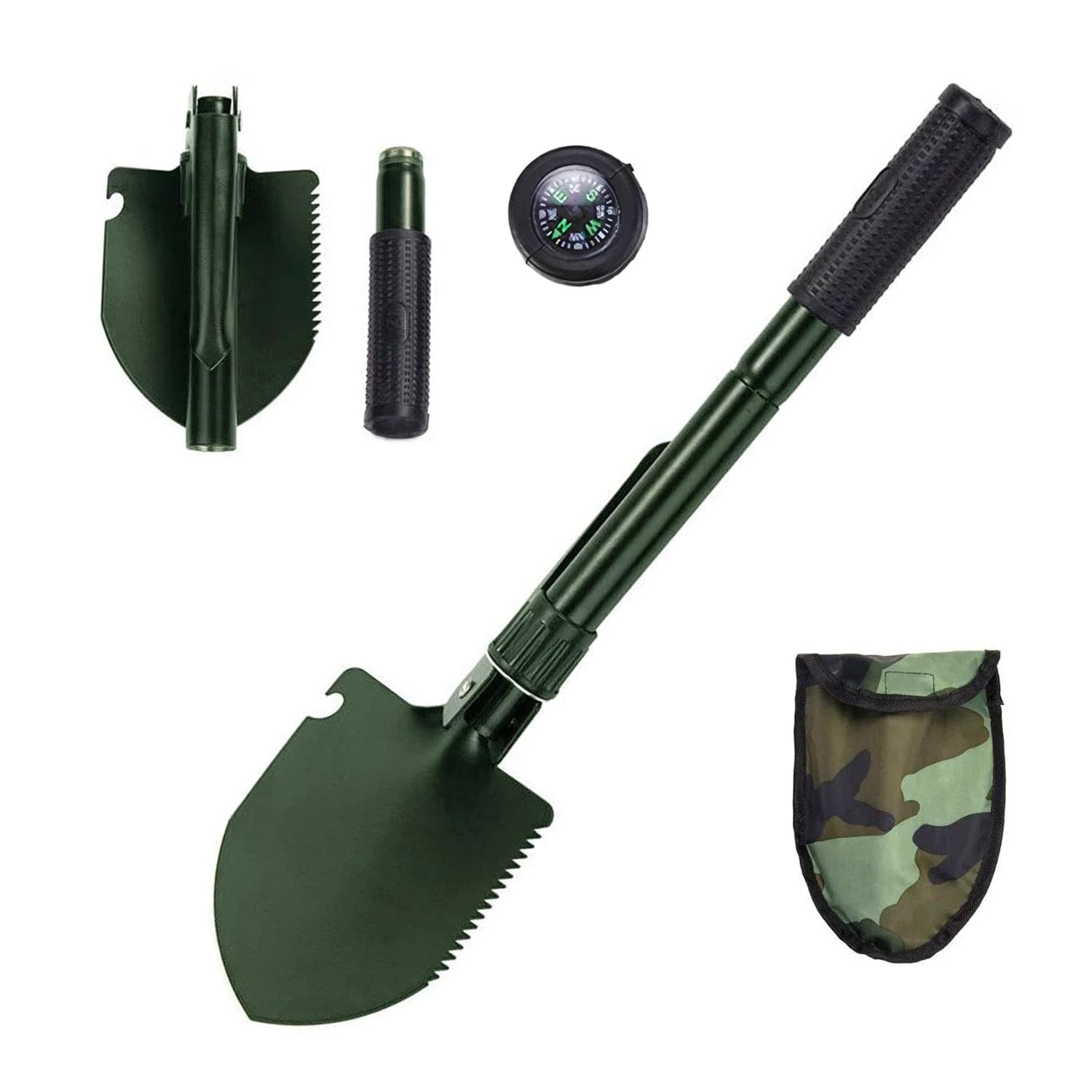OMAC Multi-function Folding Shovel Survival Outdoor Camping Shovel ...