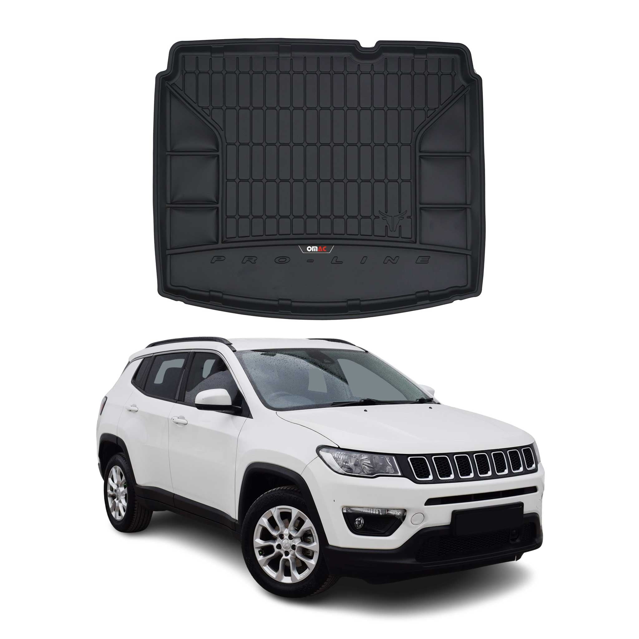 2017-2026 Jeep Compass Premium Cargo Liner Trunk Mat All Weather Heavy ...