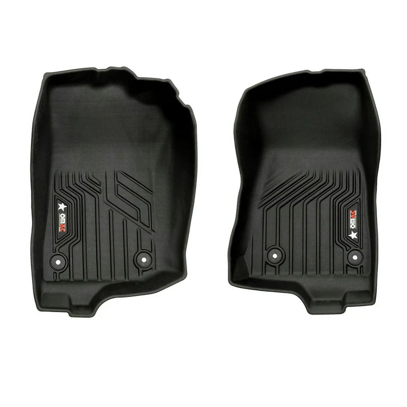 OMAC Premium Floor Mats Liners for Jeep Gladiator 2020-2025 Front 2Pcs ...
