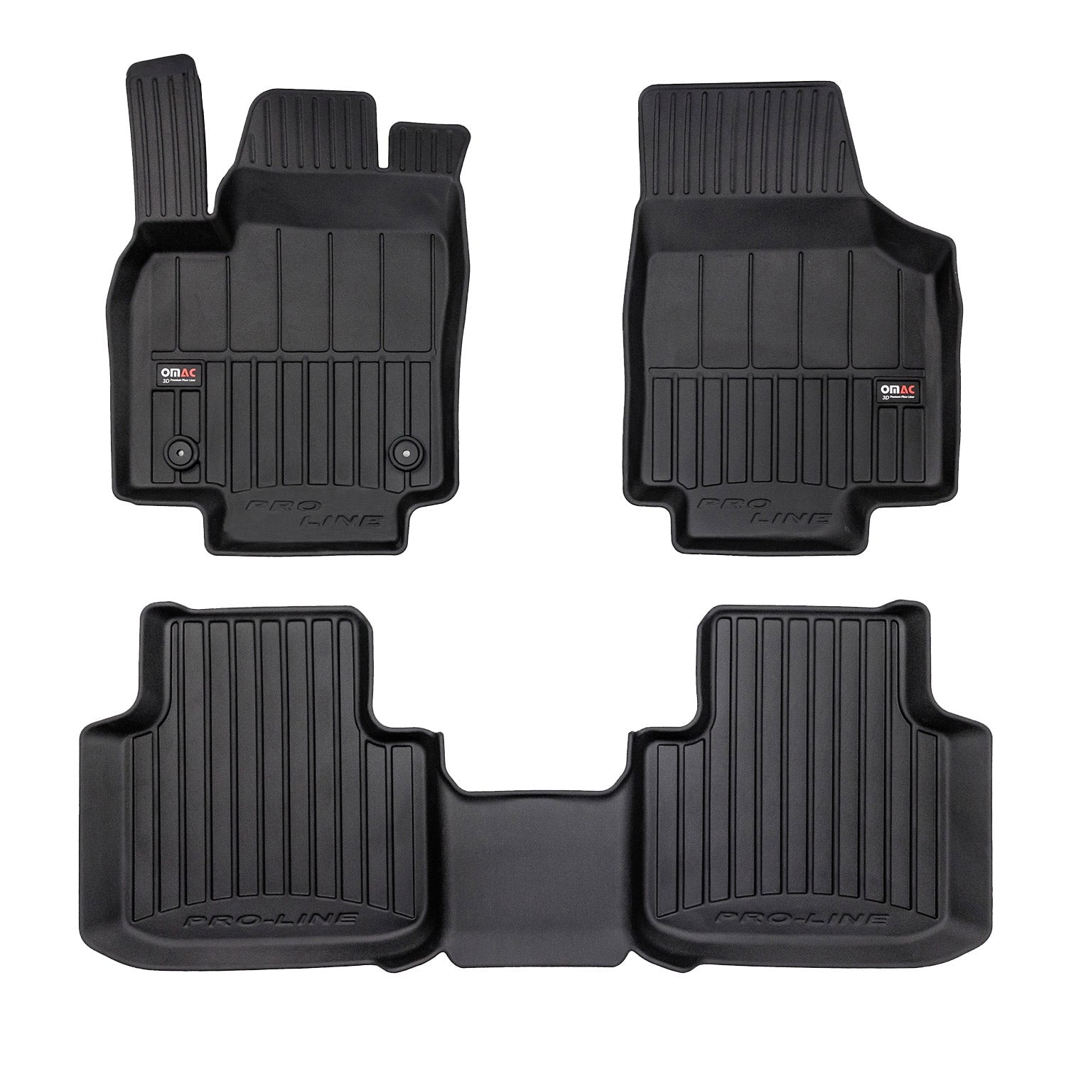 OMAC Premium Floor Mats for VW Atlas Cross Sport 2020-24 Heavy Duty All ...