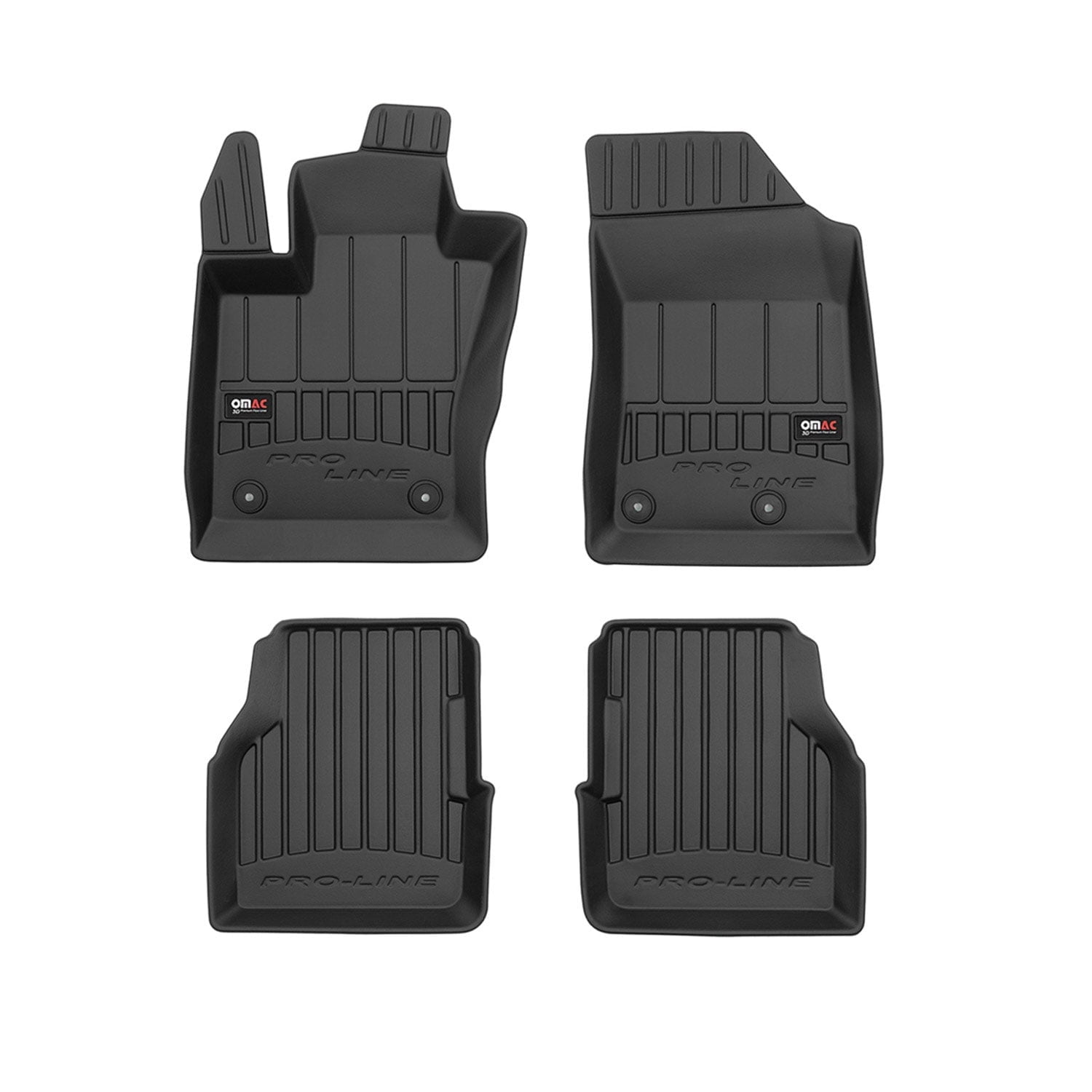 OMAC Premium Floor Mats for Jeep Compass 2017-2022 All-Weather Heavy ...