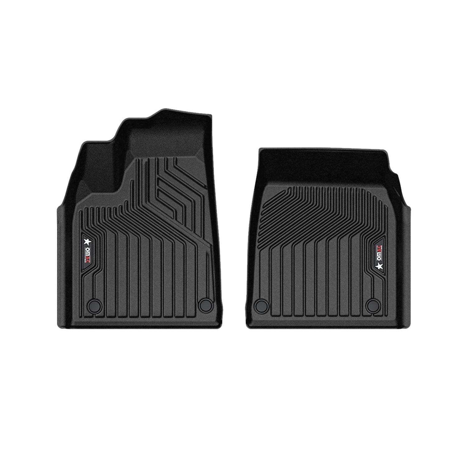 OMAC Premium Floor Mats for Tesla X 2022-2024 Front Heavy Duty Black ...
