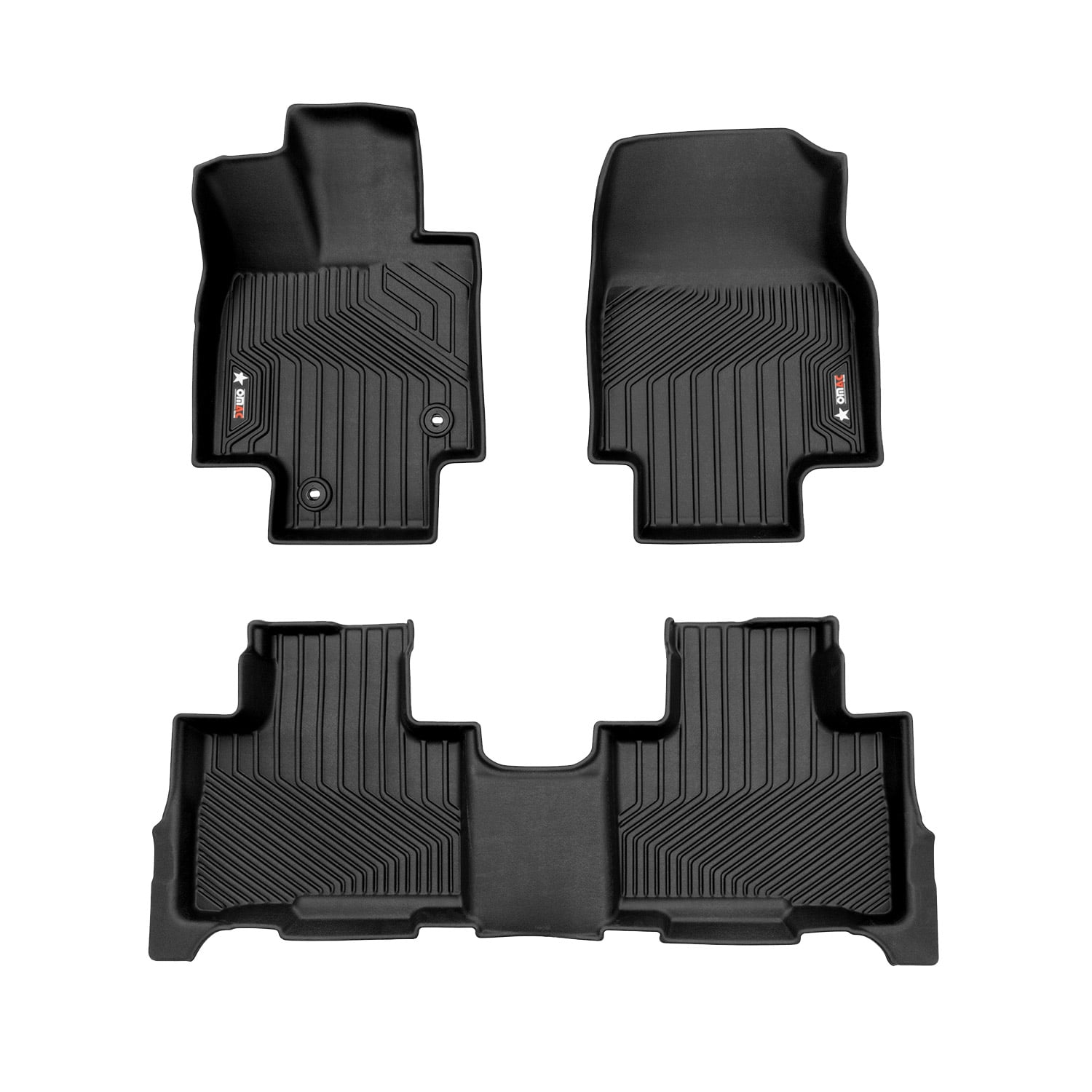 OMAC Premium Floor Mats for Toyota Highlander 2020-2025 All-Weather ...