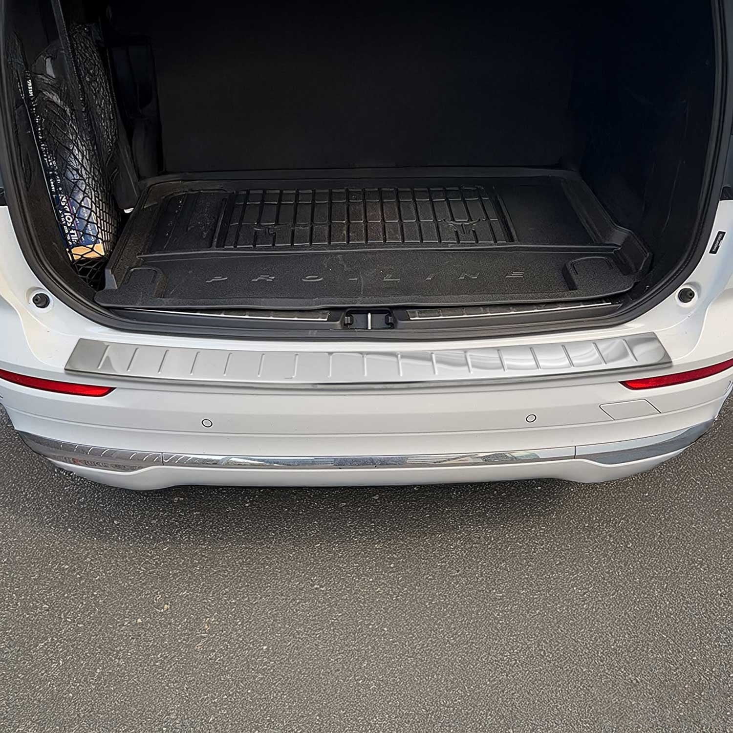 OMAC Chrome Rear Bumper Guard Trunk Sill Protector for Volvo XC60 2018 ...