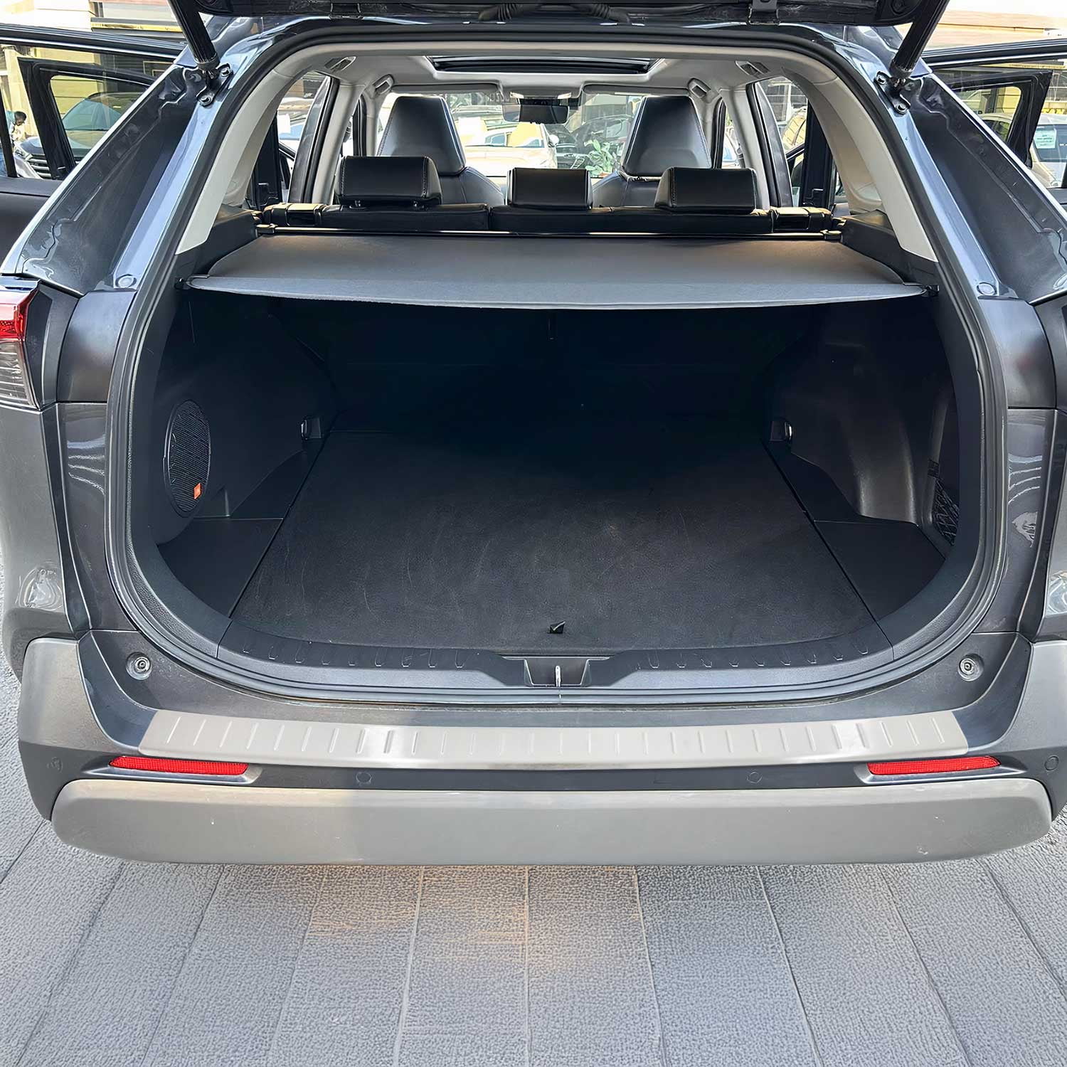 OMAC Rear Bumper Sill Cover Guard for Toyota RAV4 2019-2025 Brushed ...