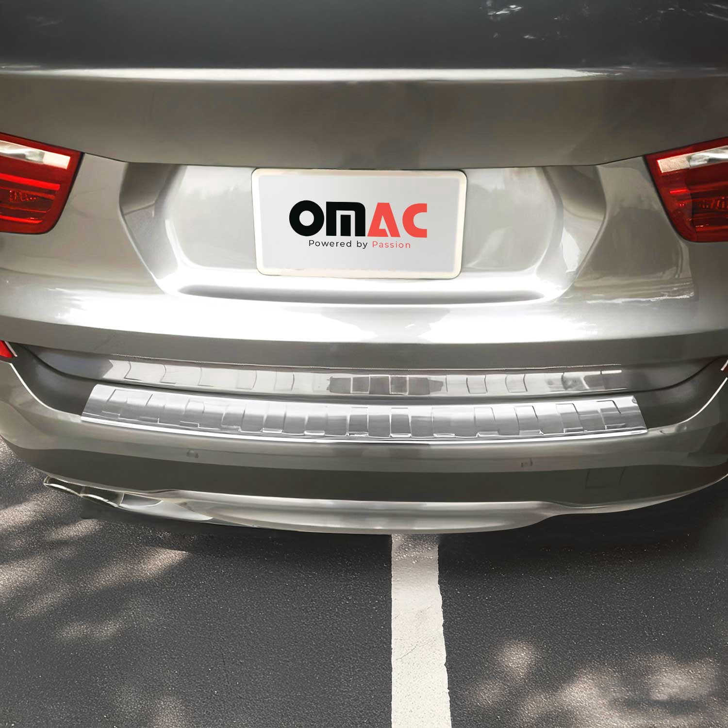 OMAC Rear Bumper Sill Cover Protector Guard for BMW X3 F25 2011-2017 ...