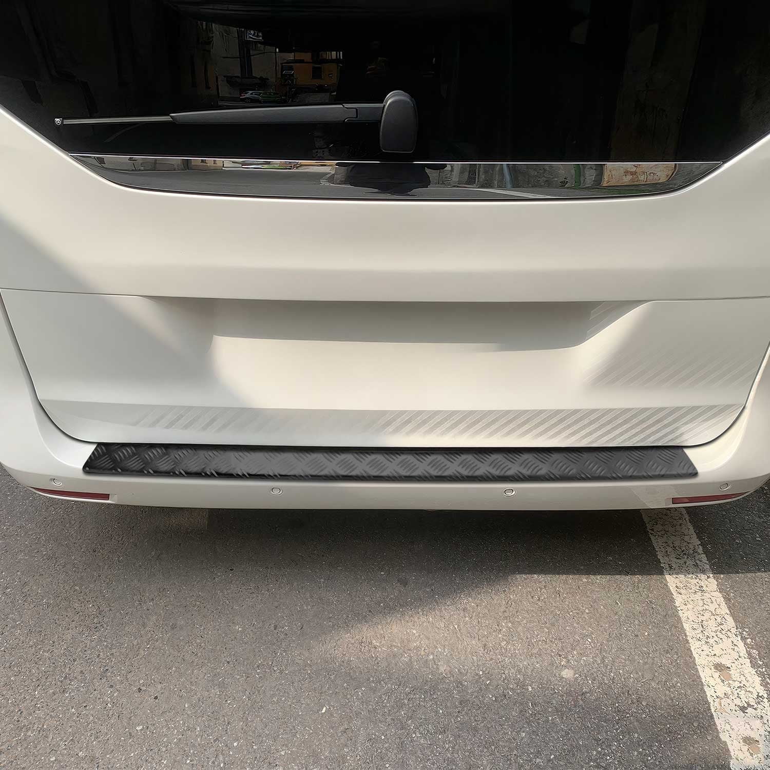 Rear Bumper Sill Cover Protector Guard for Mercedes Metris 2016-2024 ...