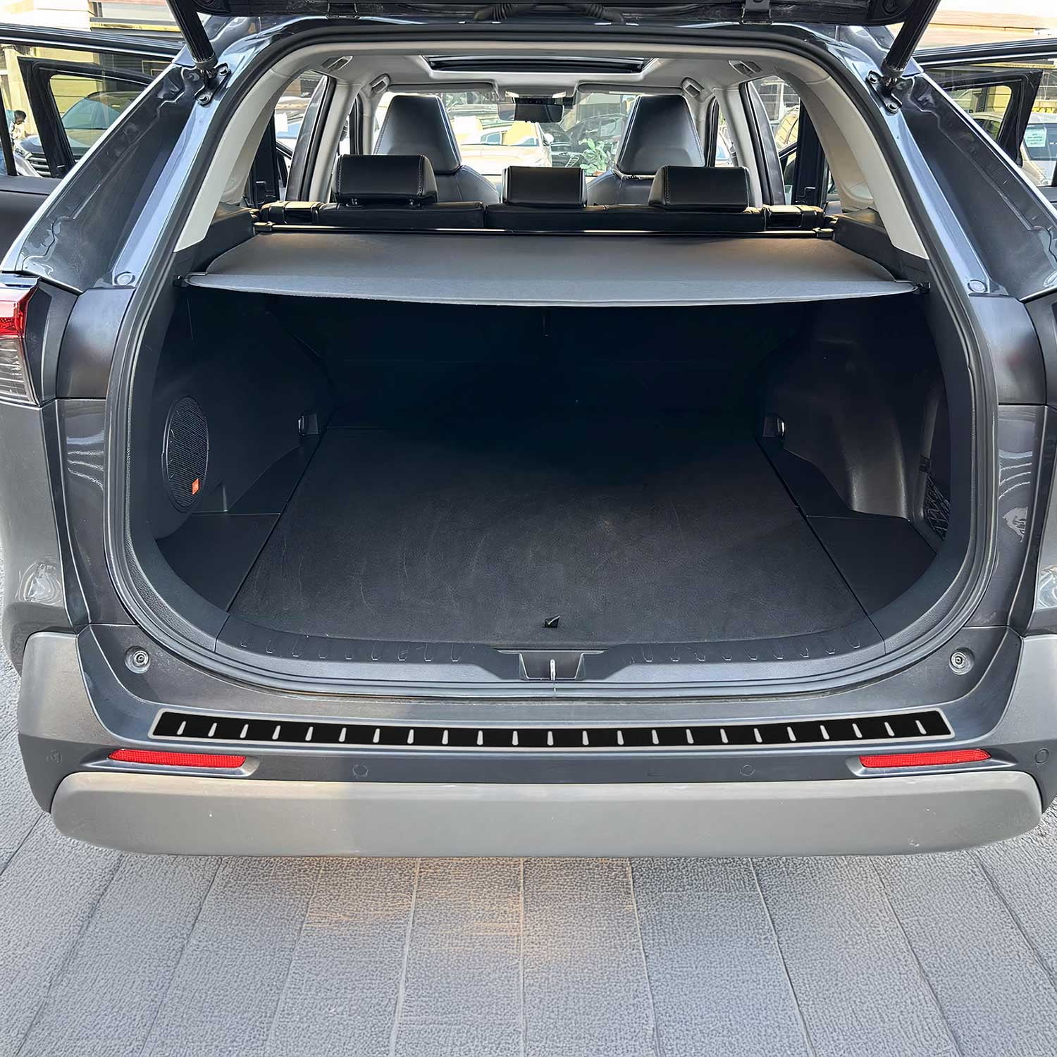 OMAC Rear Bumper Sill Cover Protector for Toyota RAV4 2019-2025 Steel ...