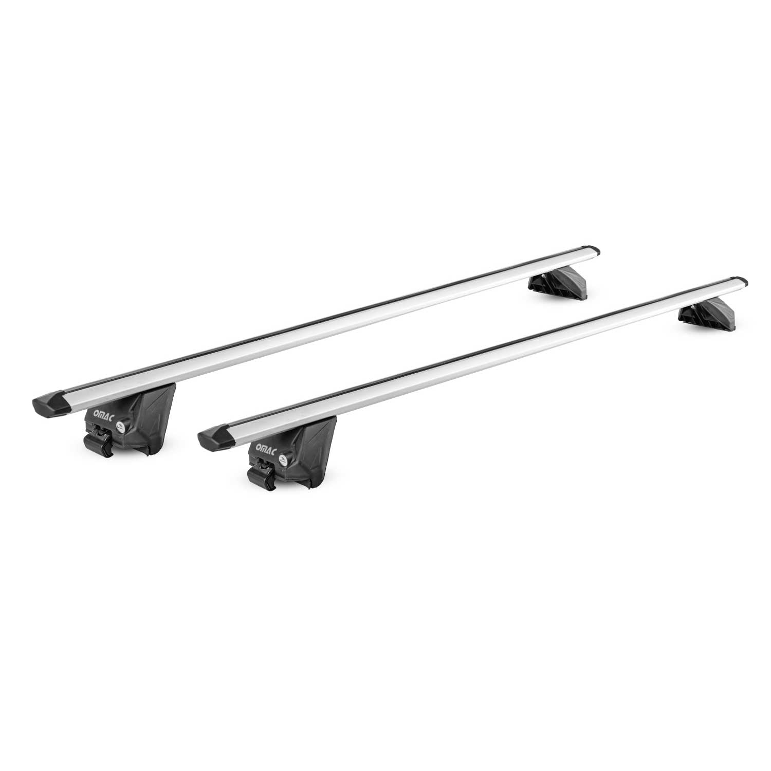 OMAC Roof Rack Cross Bars Fits Volvo V60 2020-2023 Silver Luggage ...