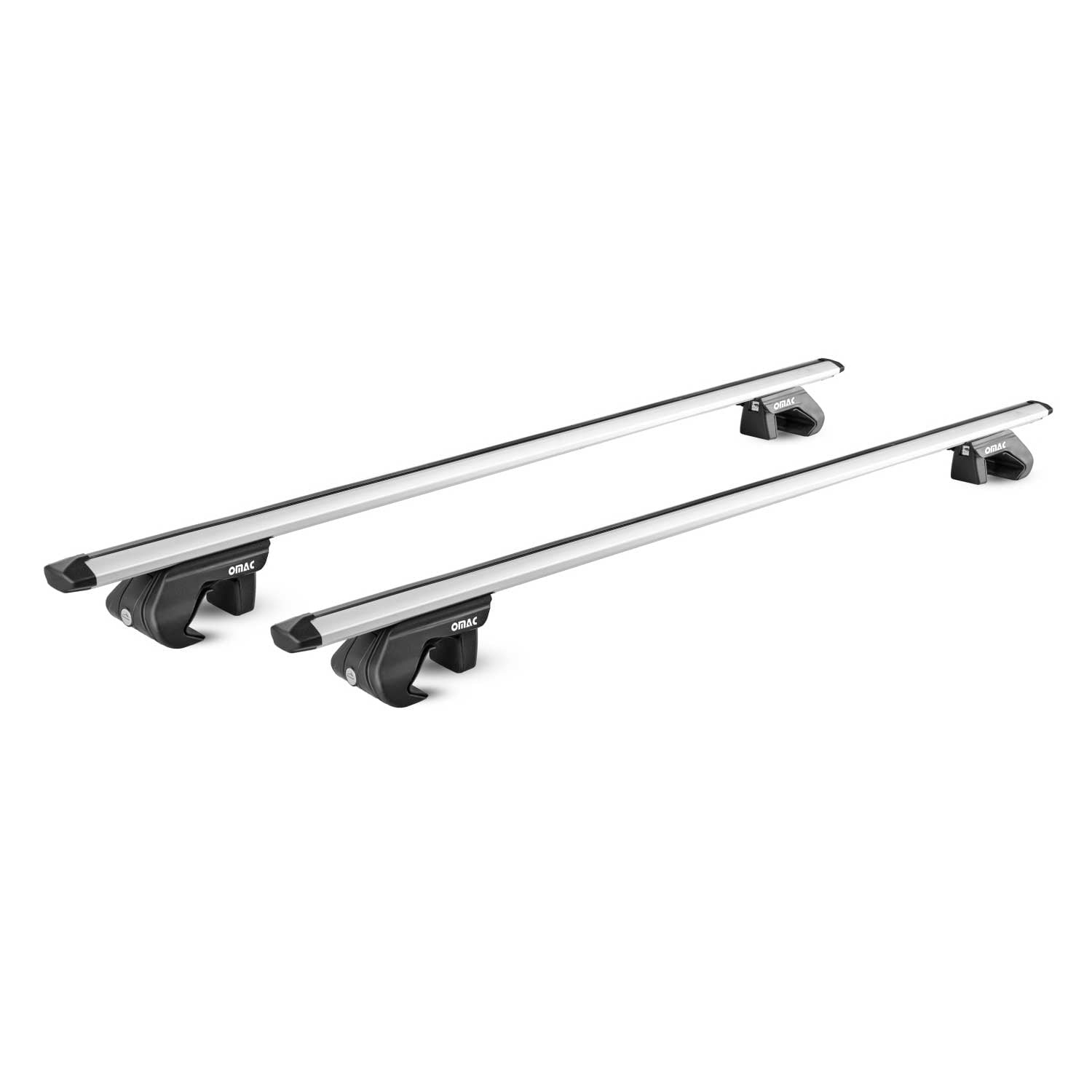 OMAC Roof Rack Cross Bars Fits Volvo V70 1998-2000 Silver Luggage ...