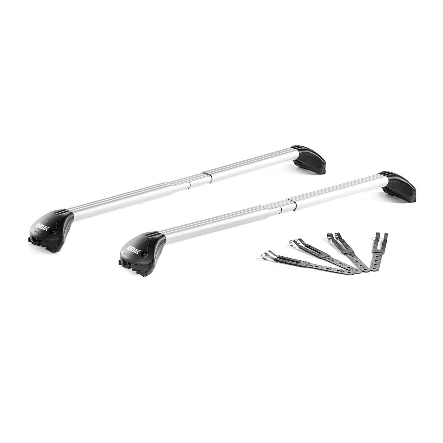 OMAC Roof Rack Cross Bars For Chevrolet HHR 2006-2011 Silver Luggage ...