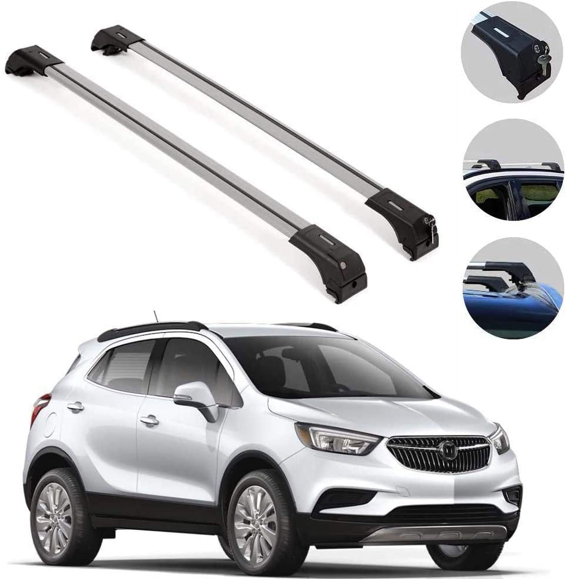 OMAC Roof Rack Cross Bars Set fits Buick Encore 2013 to 2020, 165 ...