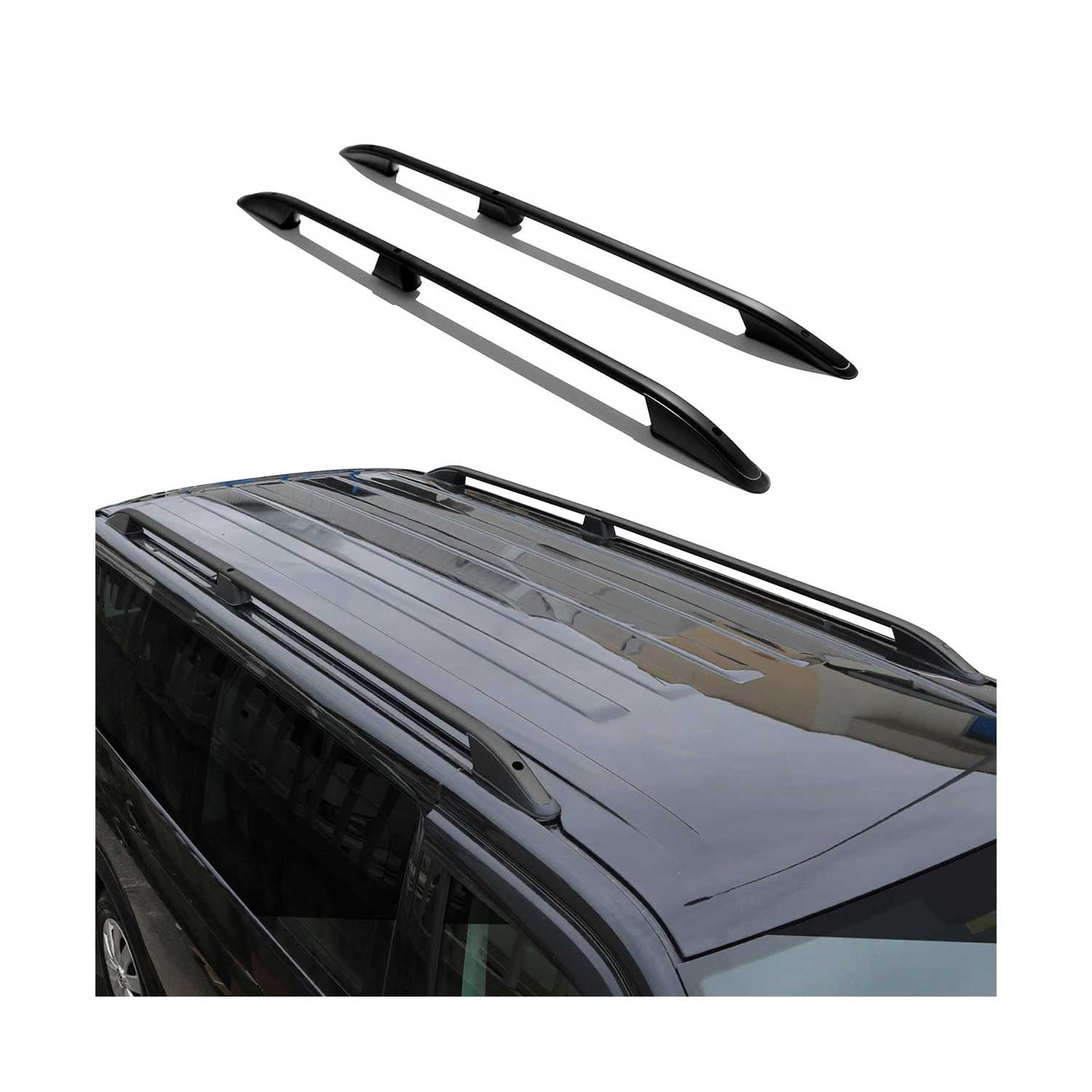 OMAC Roof Racks Side Rails for Ford Transit Connect Long 2010-2013 ...