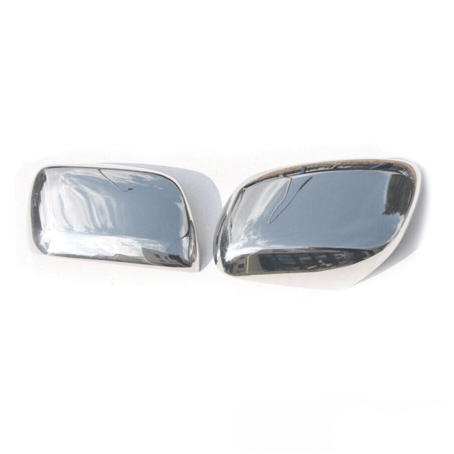 OMAC Side Mirror Cover Caps Fits Lexus LX 570 2016-2021 Steel Silver 2 ...