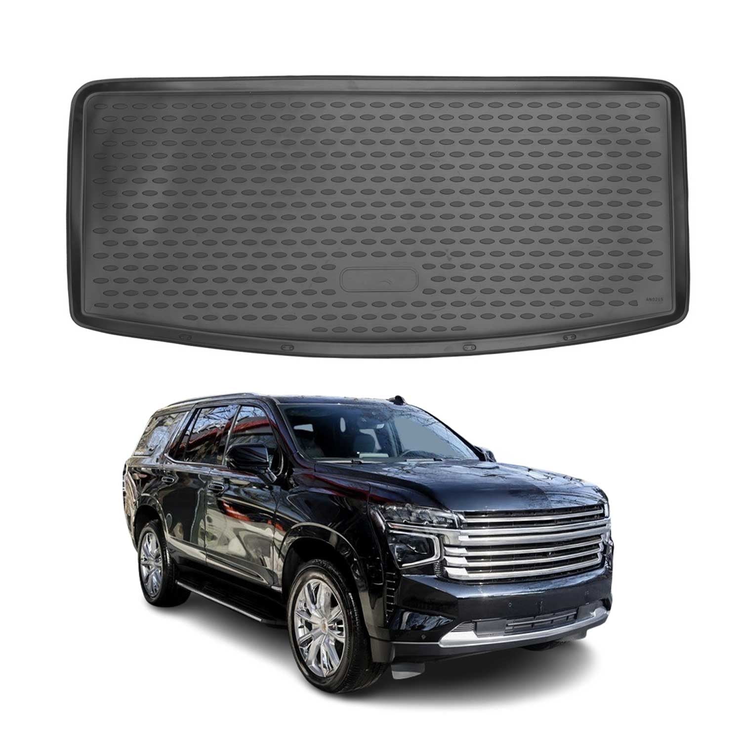 OMAC Cargo Mats Liner for Chevrolet Tahoe 2021-2025 Behind 3rd Row Trunk Mat - Walmart.com