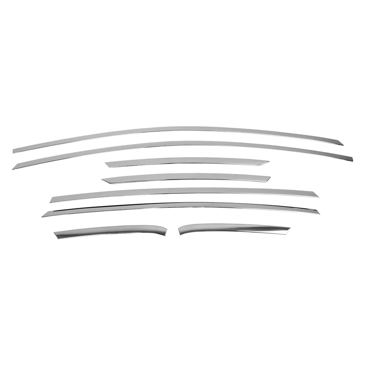 OMAC Upper Window Molding Trim Streamer for Ford Fiesta 2011-2019 Steel ...