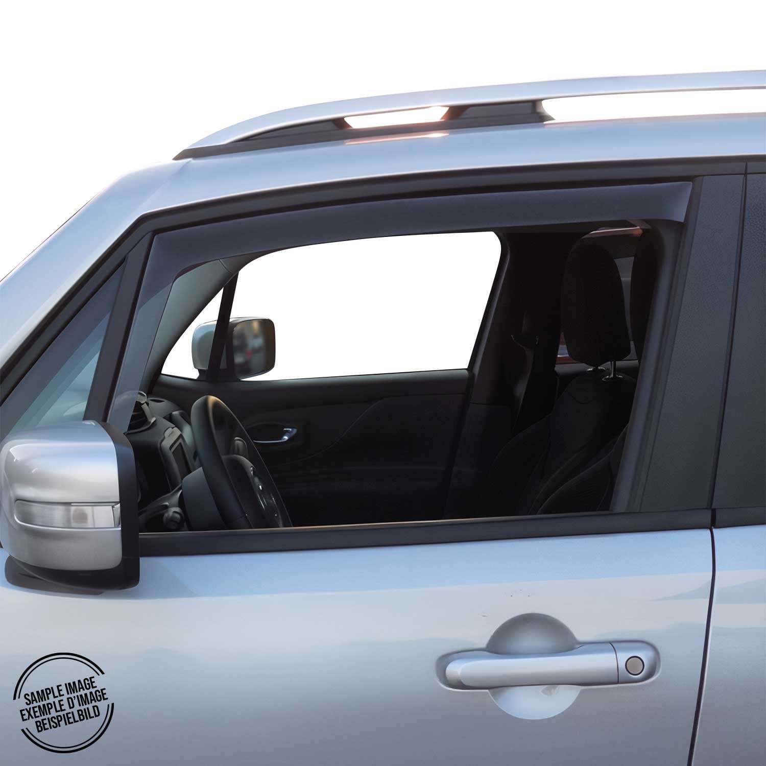 OMAC Window Visor Vent Rain Deflector for Ford Transit Connect 2010 ...