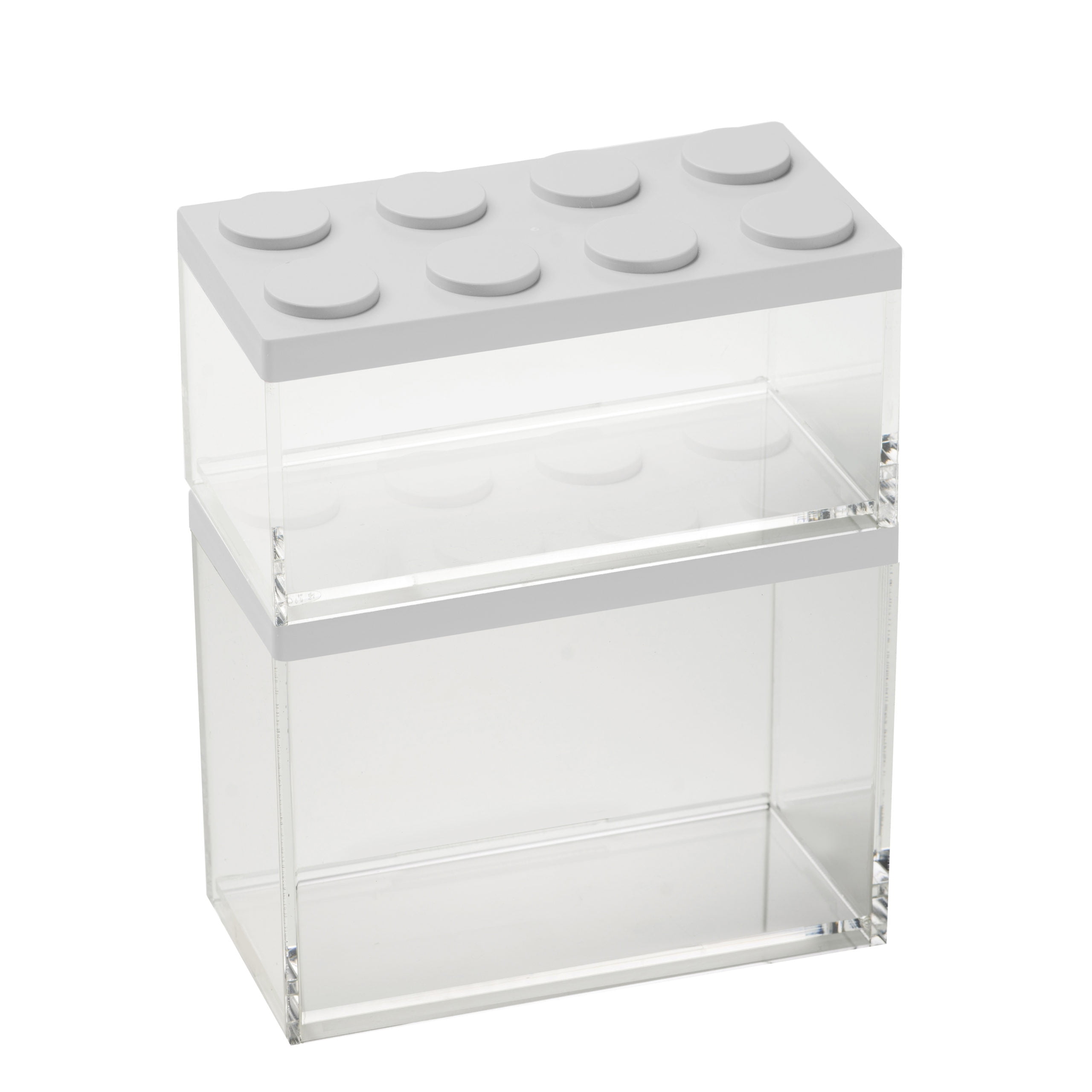OMADA Acrylic Storage Container Set: Durable Brick Canisters ? Thick ...