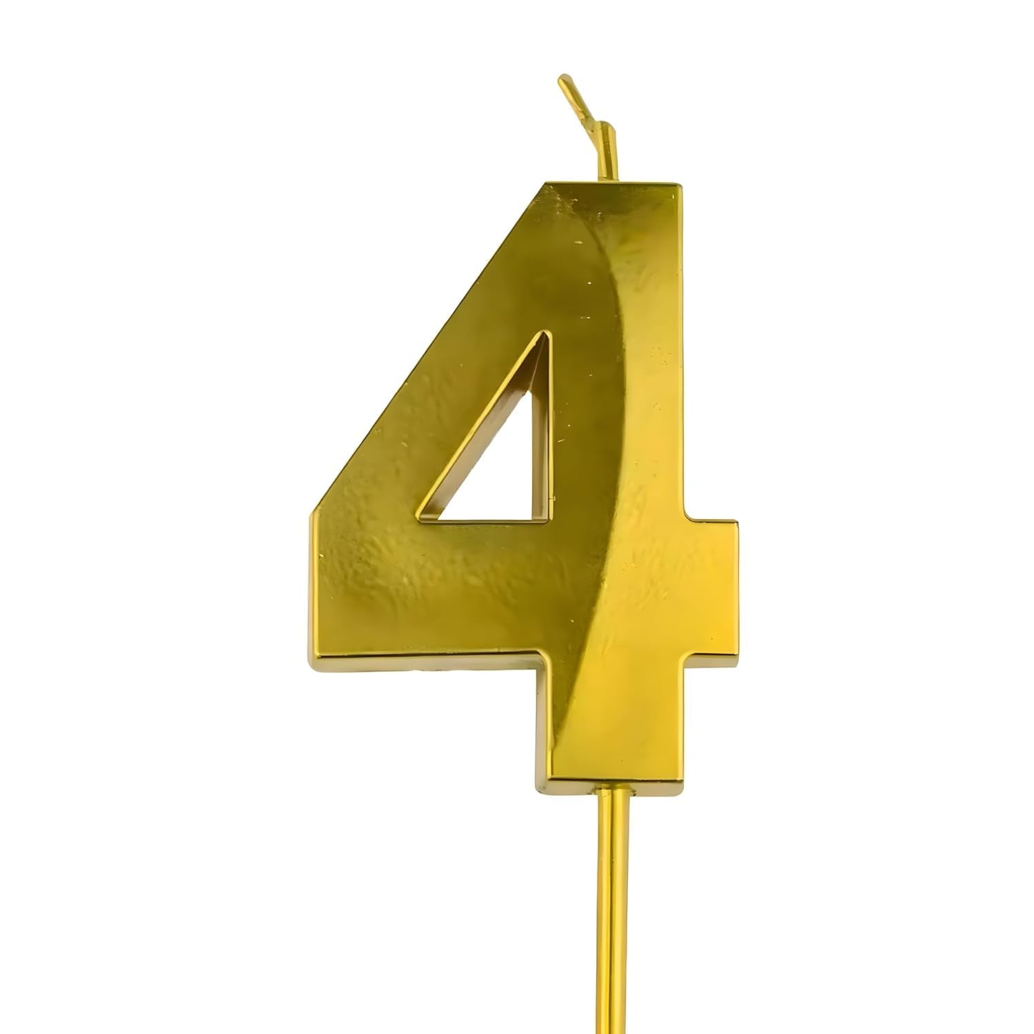 OMANSH 1 Number Cake Topper Candle for 4th BirthdayAnniversary Party Celebrations Pack of 1 ...