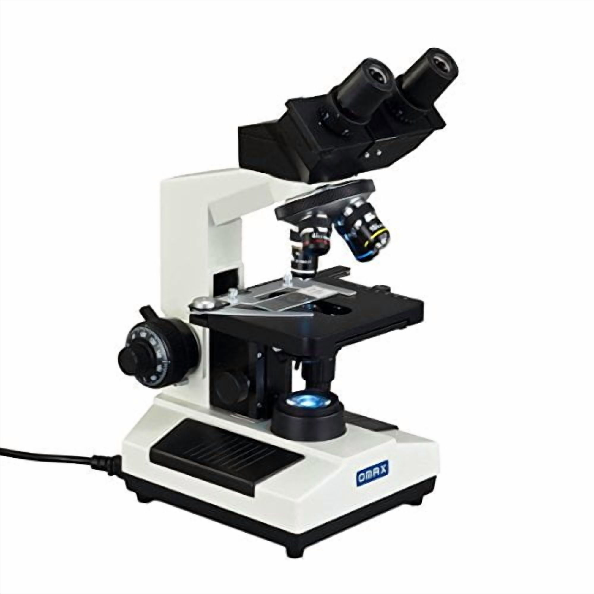 OMAX 40X-1000X Lab Binocular Compound Microscope with Replaceable LED ...