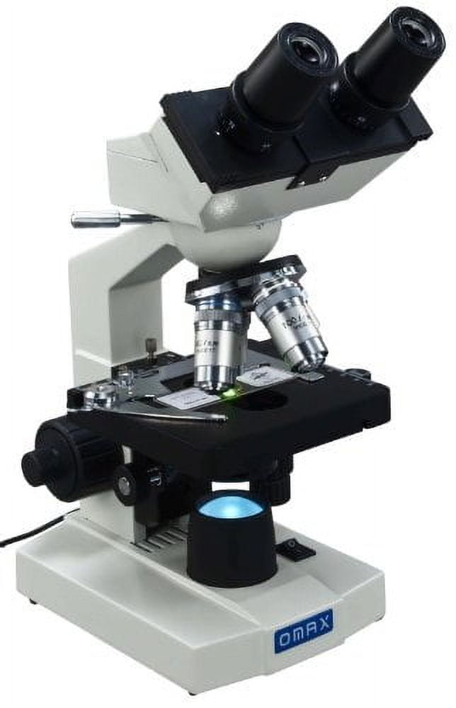 OMAX 40X-1000X Lab LED Binocular Compound Microscope with Double Layer ...