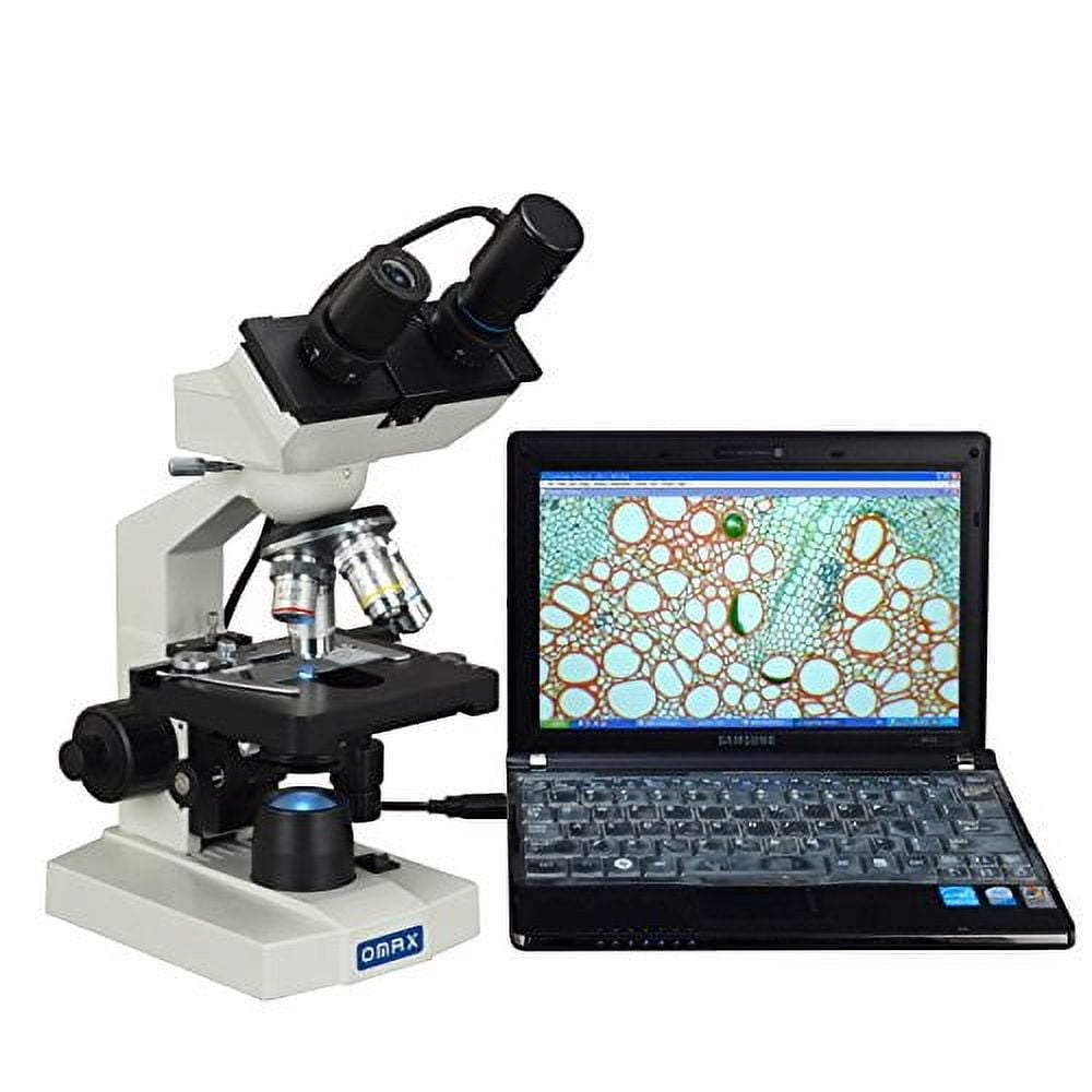 Omax 40X2000X Digital Lab Led Binocular Compound Microscope With Double ...