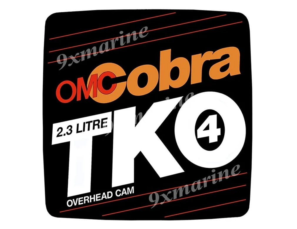 OMC Cobra Flame Arrestor Sticker TKO 2.3 litre - Walmart.com