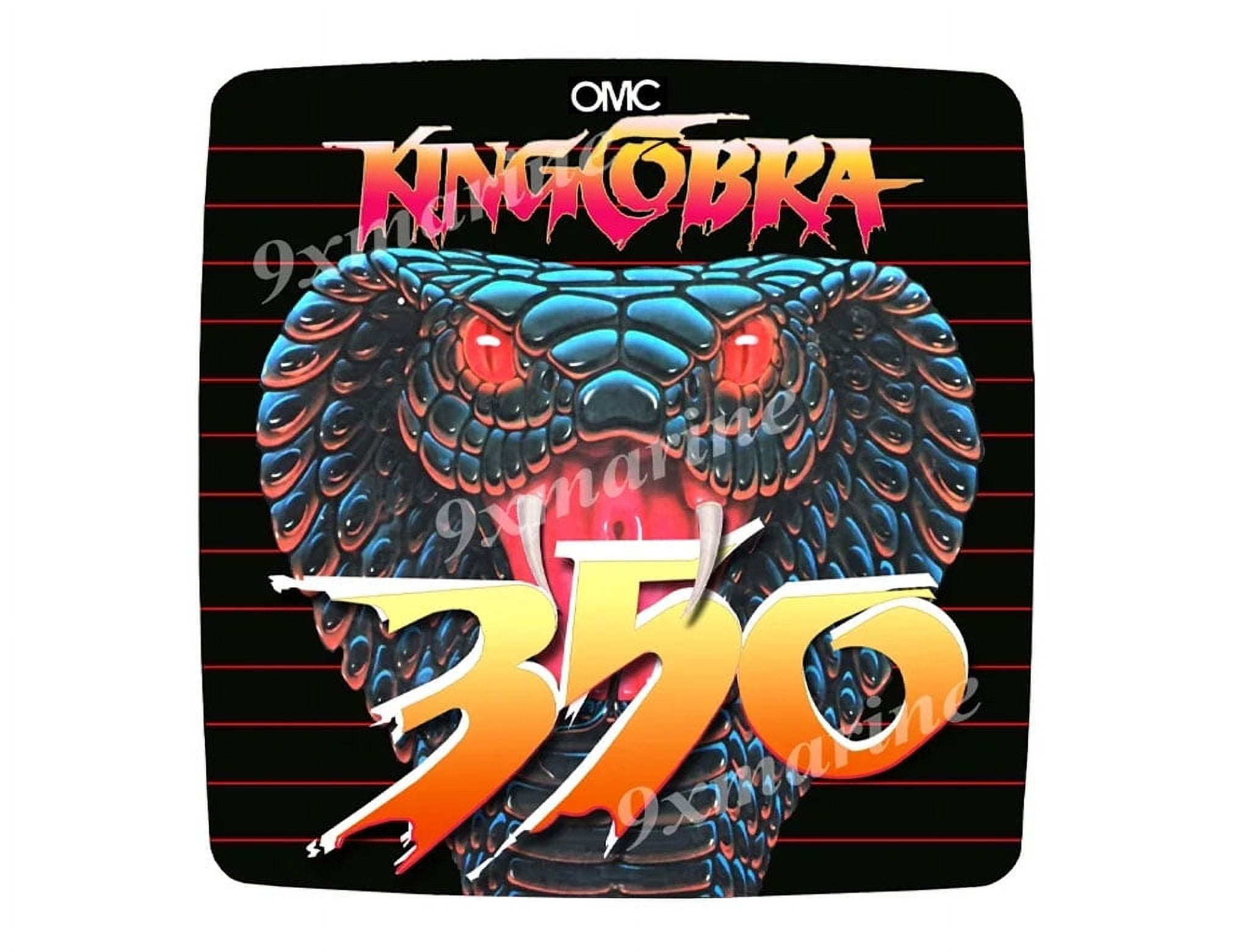 OMC King Cobra Flame Arrestor Sticker 350 - Walmart.com