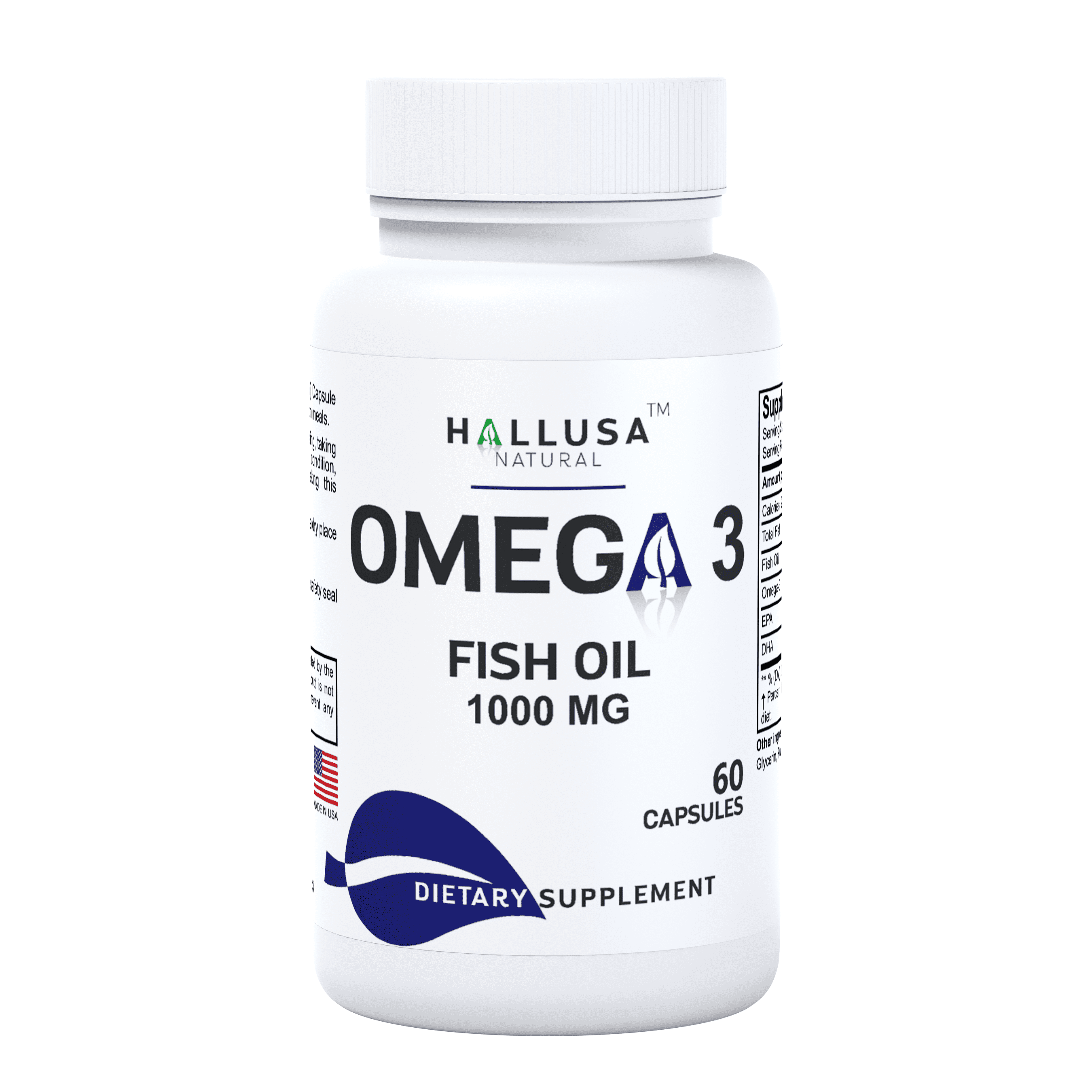 HALLUSA Omega 3 - Heart & Cholesterol Health, Anti-Inflammatory ...